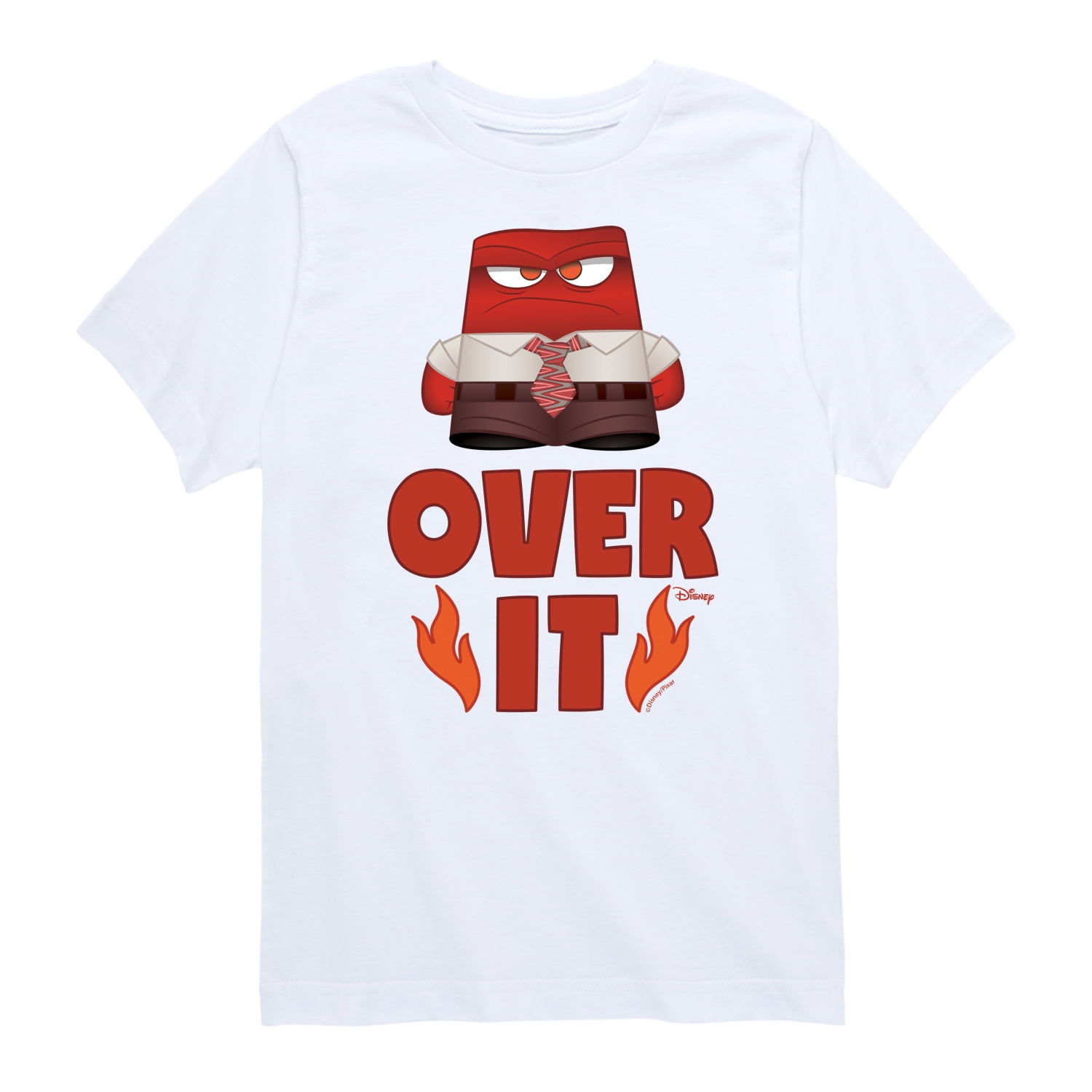 Inside Out - Over It - Toddler And Youth Short Sleeve Graphic T-Shirt ...