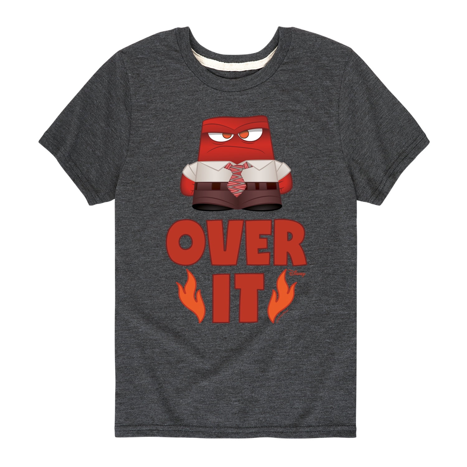 Inside Out - Over It - Toddler And Youth Short Sleeve Graphic T-Shirt ...
