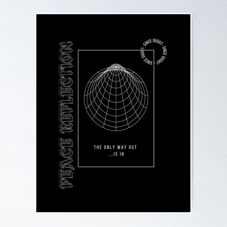 Inside Out: Peace Reflection Poster- Unframed Poster | Wall Art ...