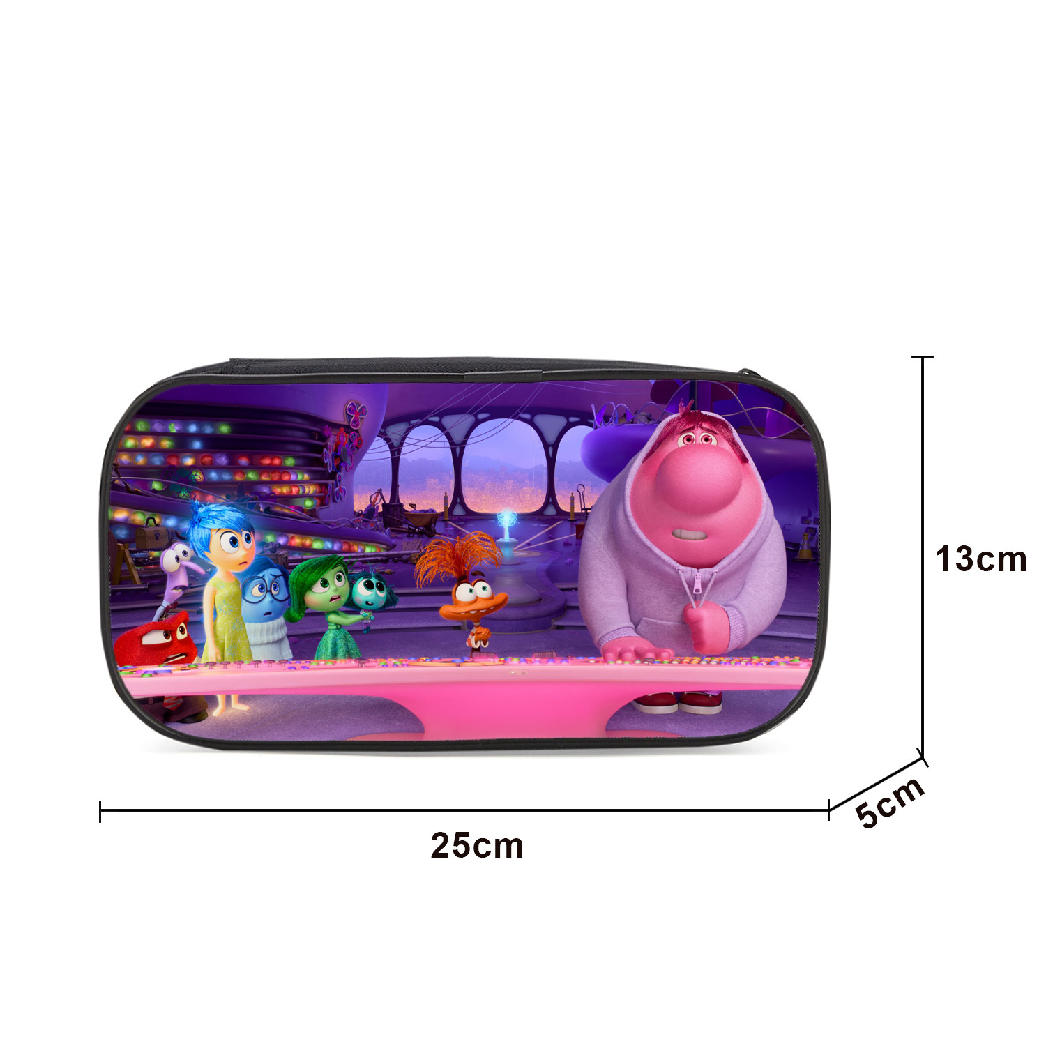 Inside Out Pencil Bag, Anime Mind Secret Service Pencil Bag, Storage ...
