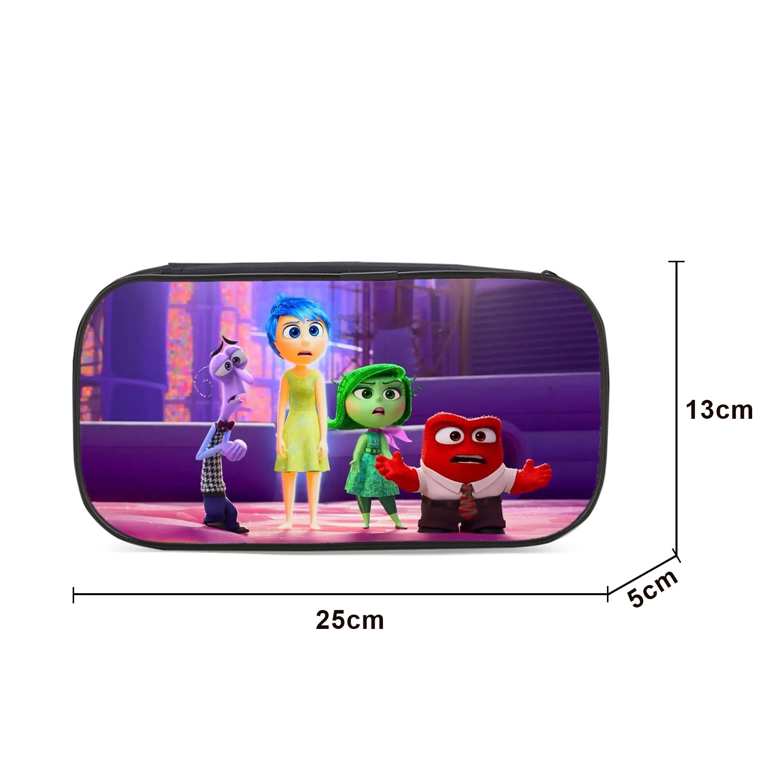 Inside Out Pencil Bag, Anime Mind Secret Service Pencil Bag, Storage ...