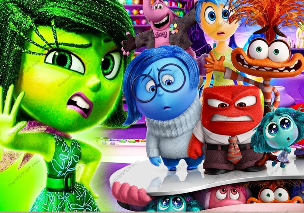 Inside Out Photo Background Decoration Kids Birthday Party Favors ...