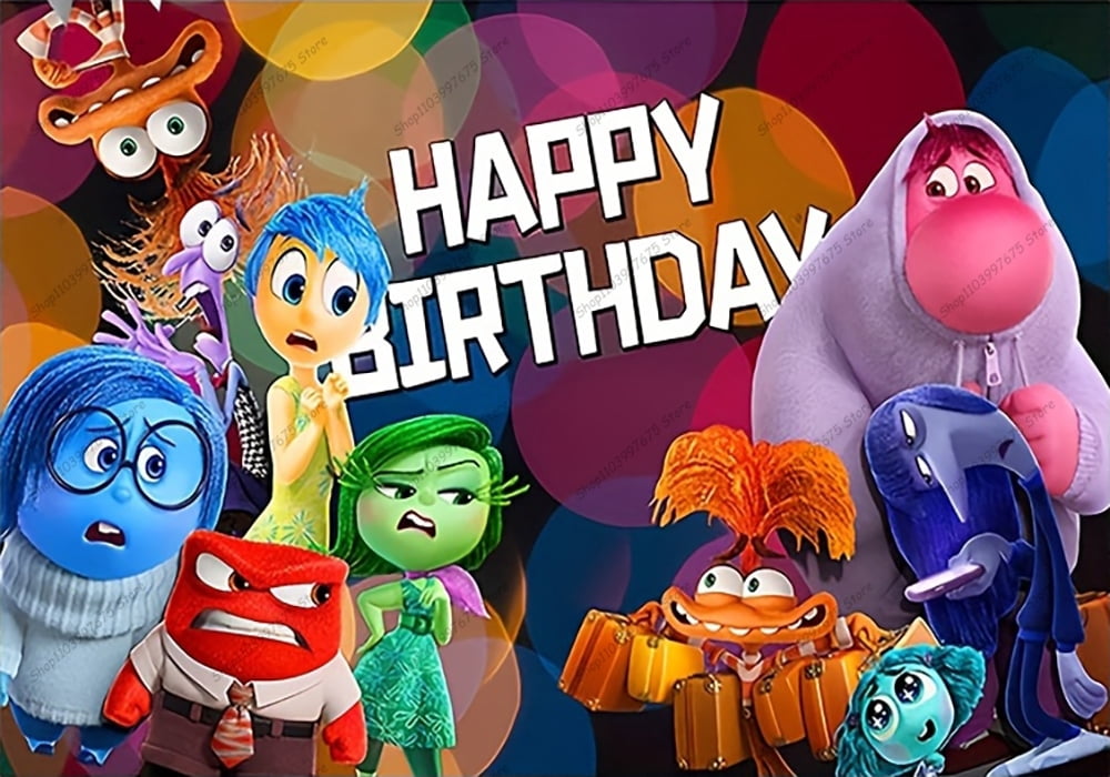Inside Out Photo Background Decoration Kids Birthday Party Favors ...