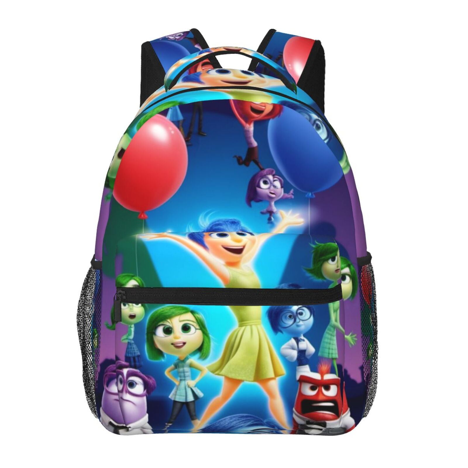 Inside Out Poster Backpack Shoulders Laptop Daypack Student School Bag ...