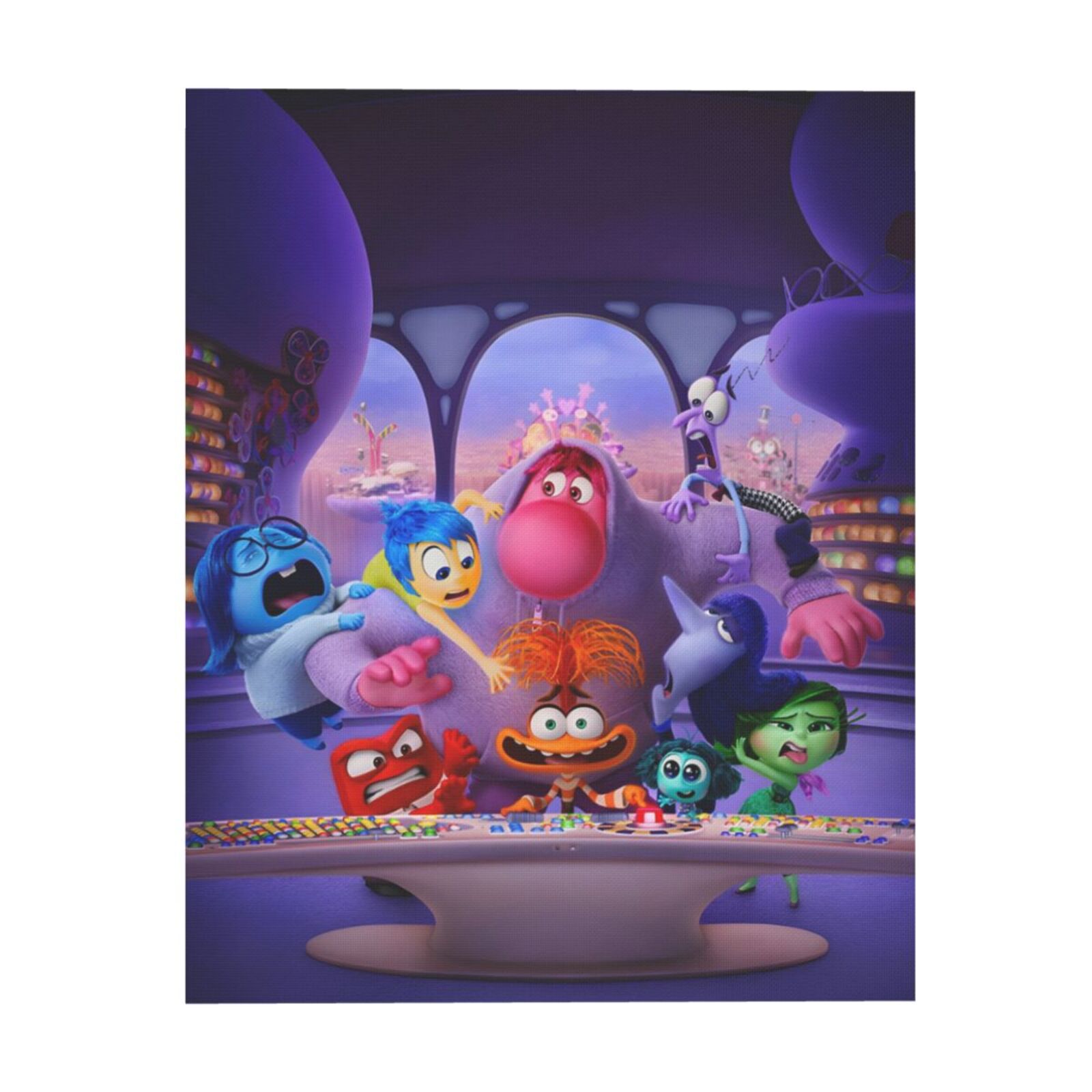 Inside Out Poster , HD Print Canvas Art for Home Bedroom Playroom Wall ...