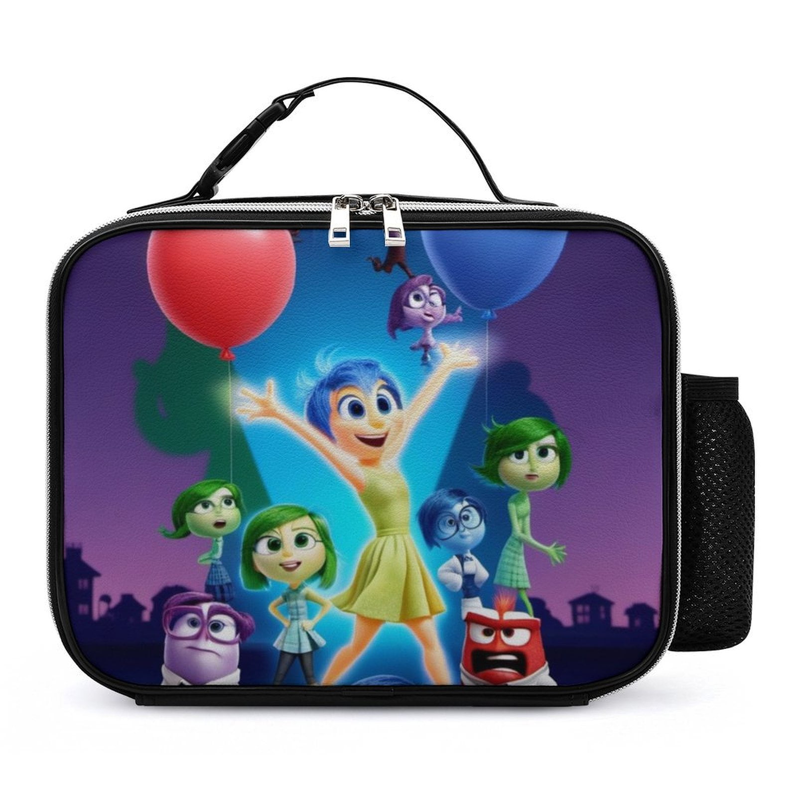 Inside Out Poster Insulated Portable Lunch Bag Leather Detachable ...
