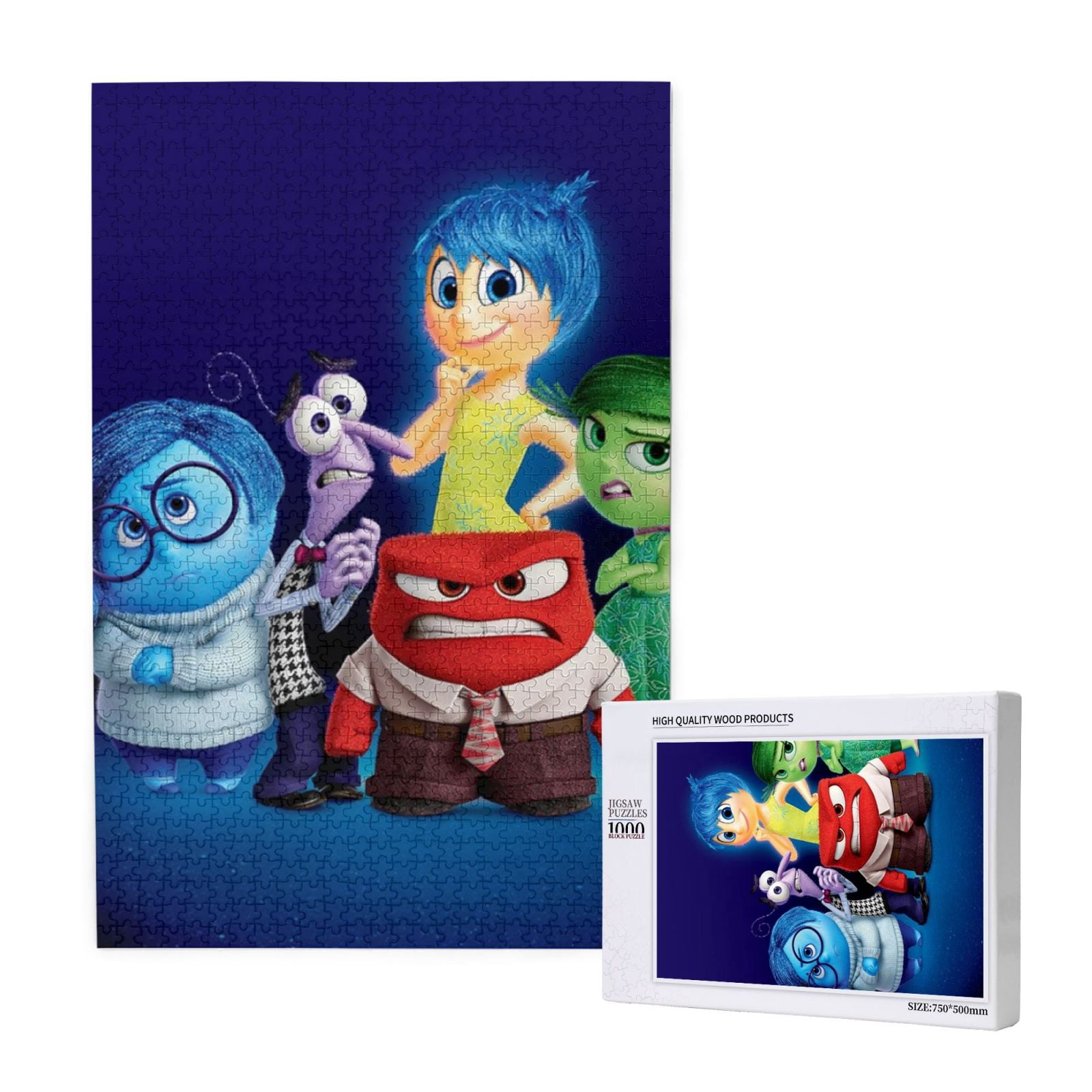 Inside Out Puzzle 1000 Pieces Wooden Jigsaw Puzzle For Adult Teens Kids ...
