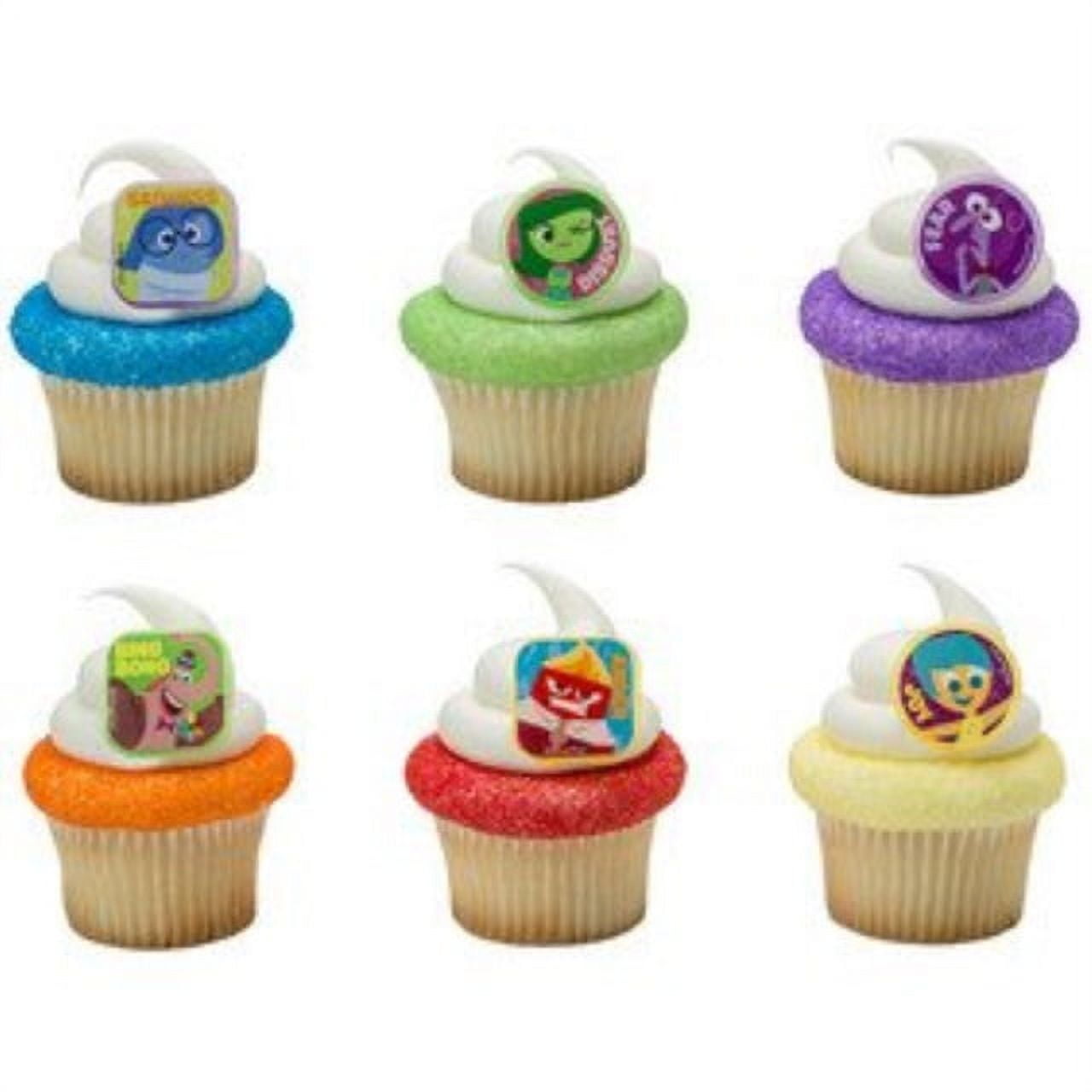 Inside-Out Riley's Emotions Cake Topper, by DecoPac (12 Count ...