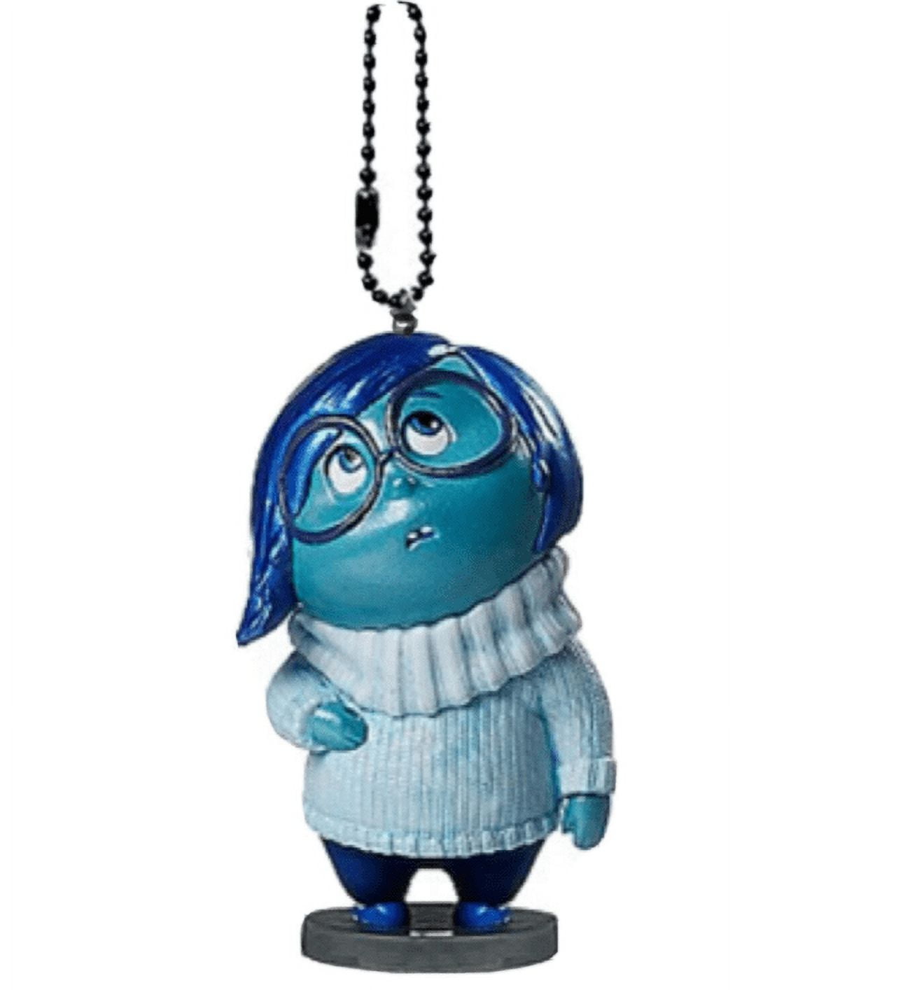Inside Out Sadness 3" PVC Keychain Dangler Figurine Ornament Figure ...