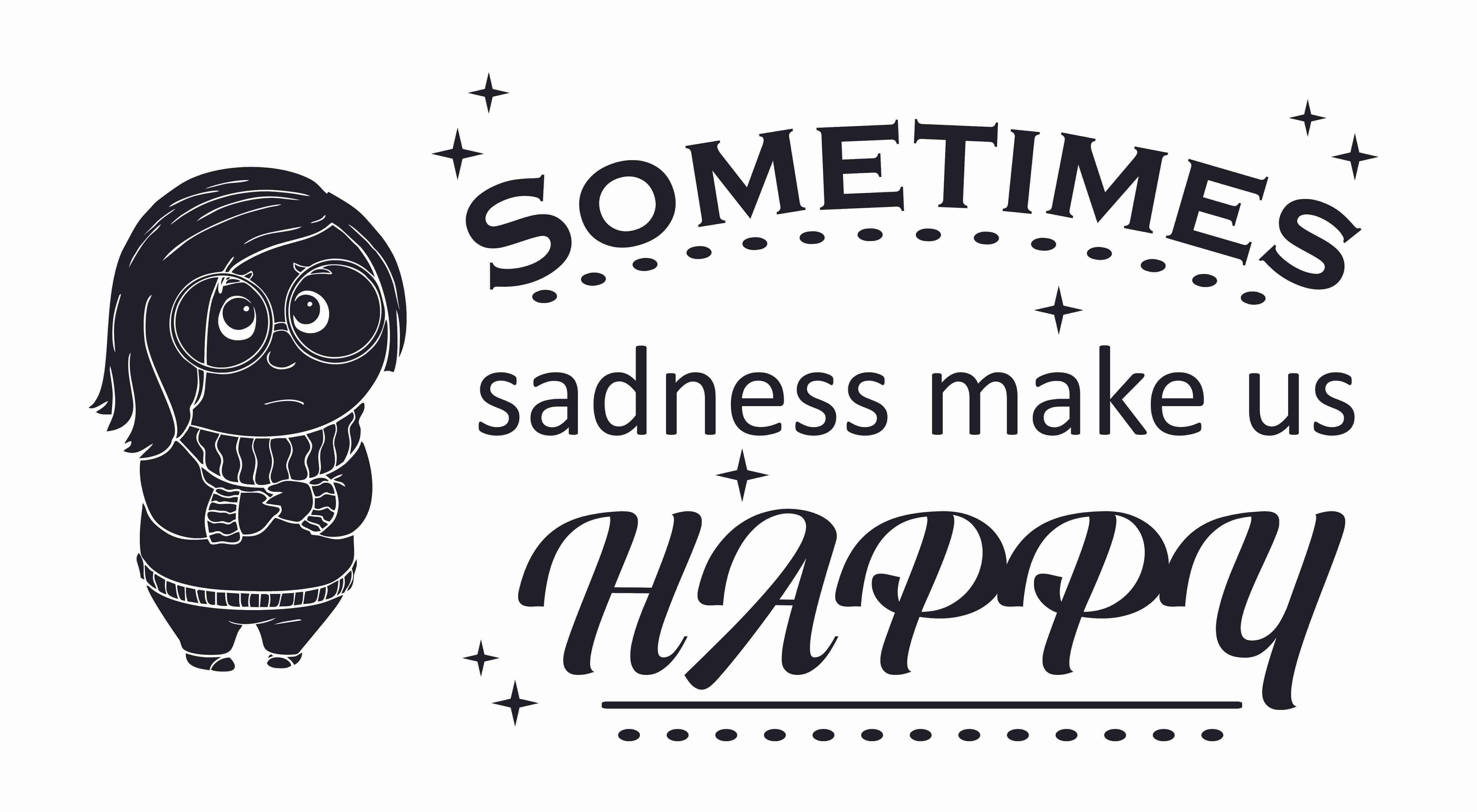 Inside Out Sadness Wall Decal | 11" x 20" DIY Stick And Peel Pixar ...