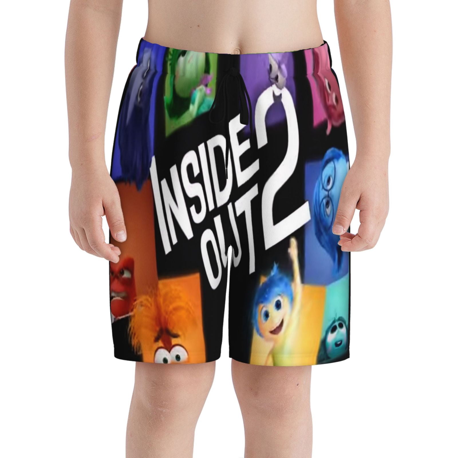Inside Out Short Kids Swim Trunk Cartoon Boys Swim Trunks Quick Dry Sun ...