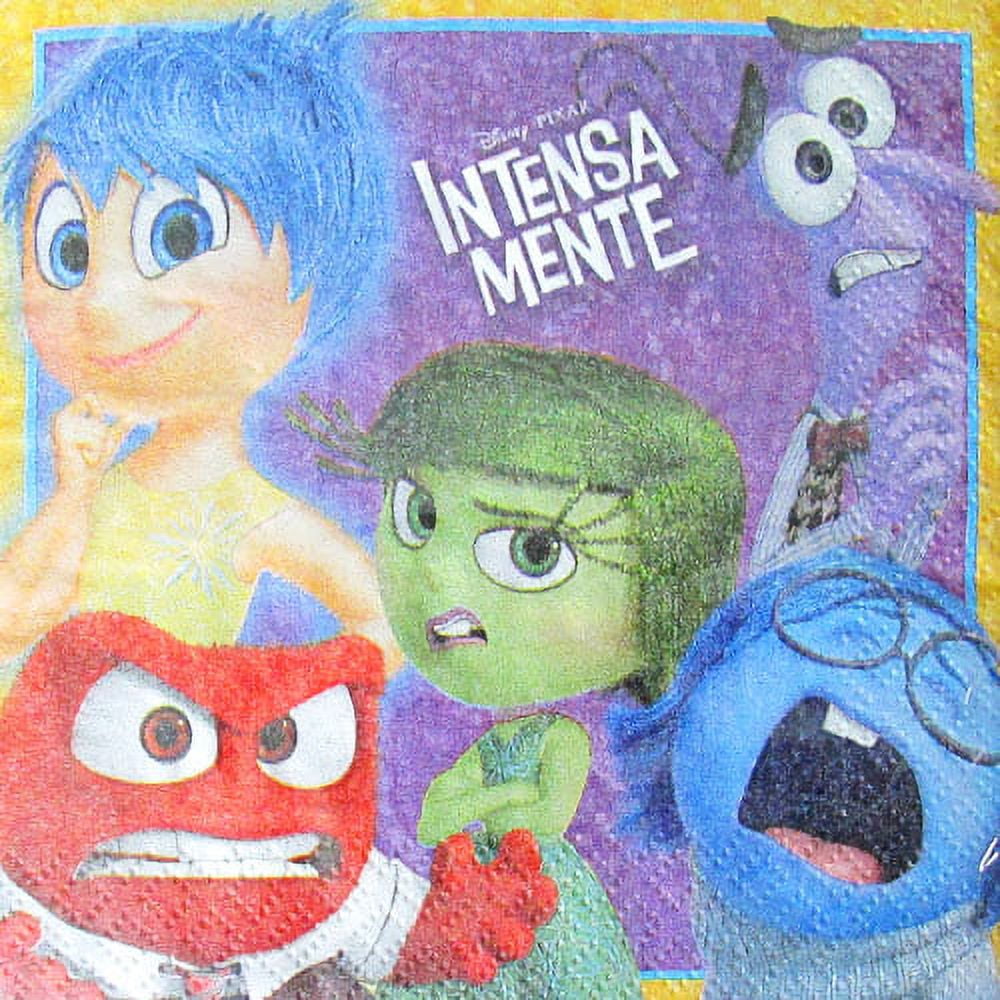Inside Out Spanish 'Intensa Mente' Small Napkins (24ct) - Walmart.com