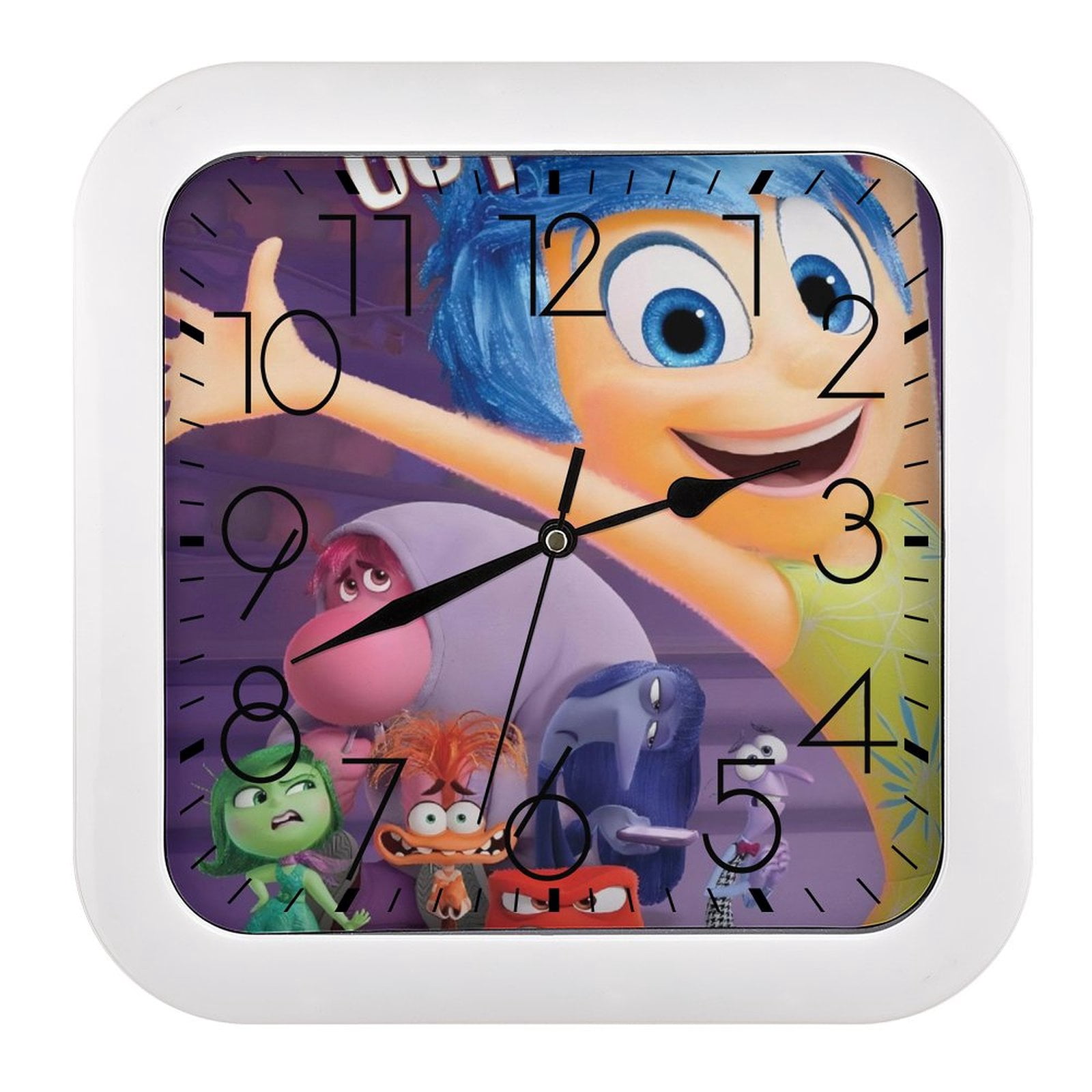 Inside Out Square wall clock battery operated decorative - Walmart.com
