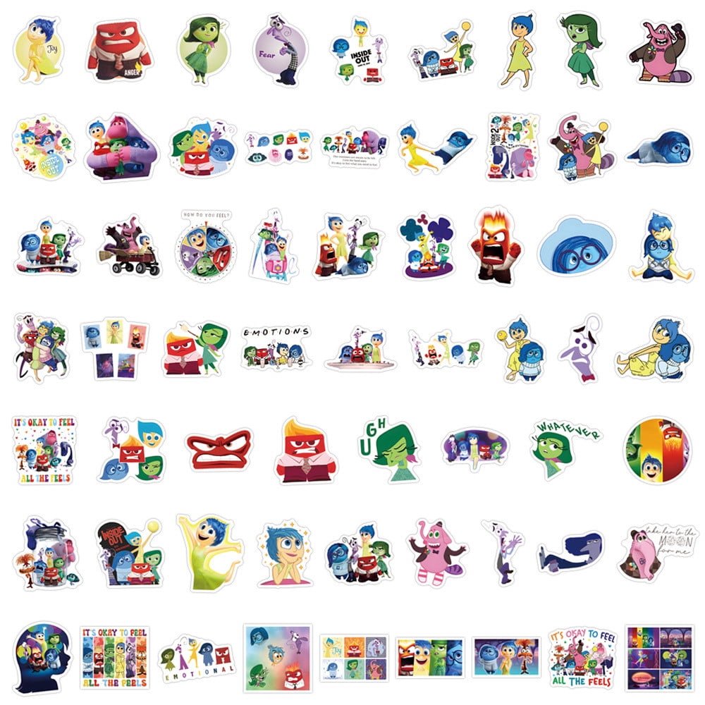 Inside Out Stickers,Laptop Sticker Waterproof Vinyl Stickers Car ...