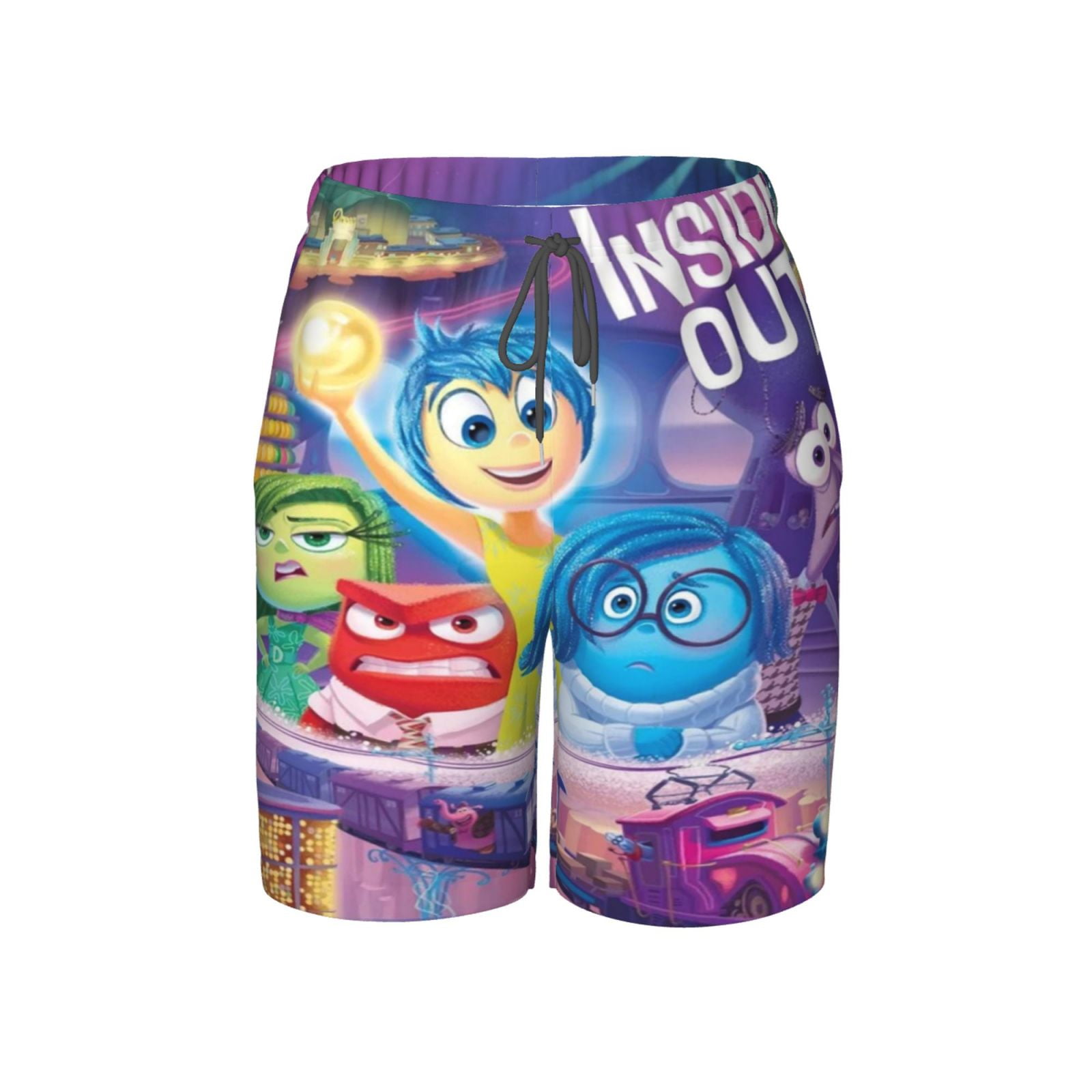 Inside O-u Swim Trunks for Boys Beach Short with Drawstring Swimsuit ...
