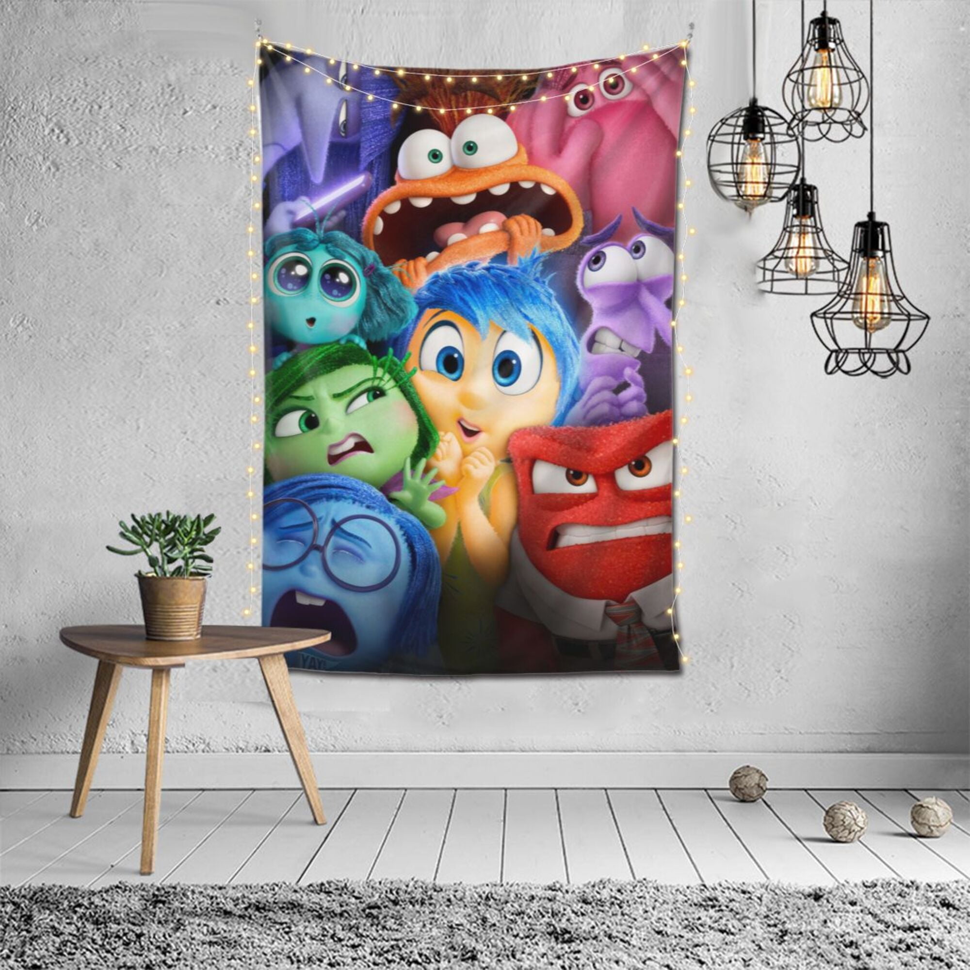 Inside Out Tapestry Aesthetic Cute Room Decor Tapestry Birthday ...