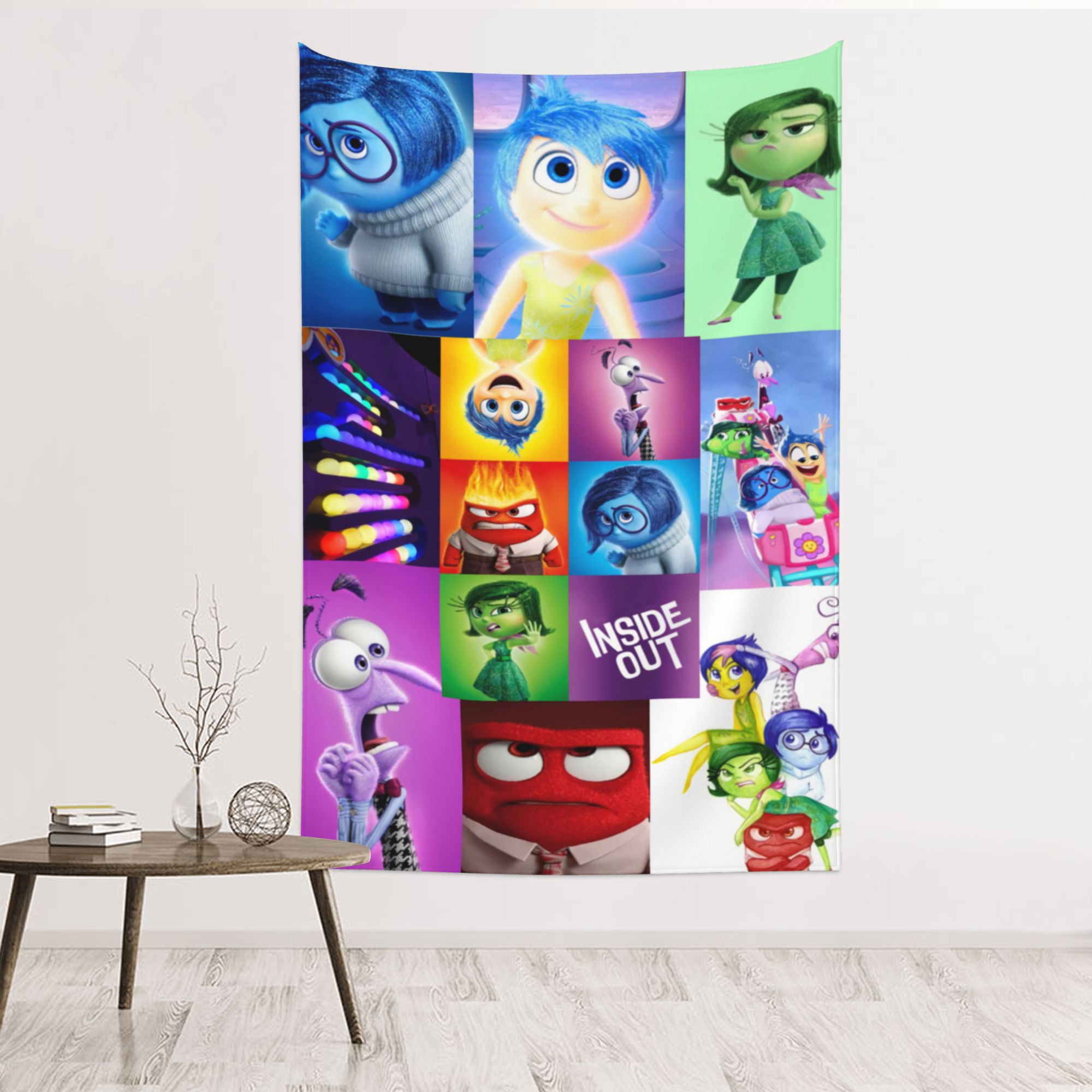Inside Out Tapestry Aesthetic Wall Hanging for Living Room Bedroom Art ...