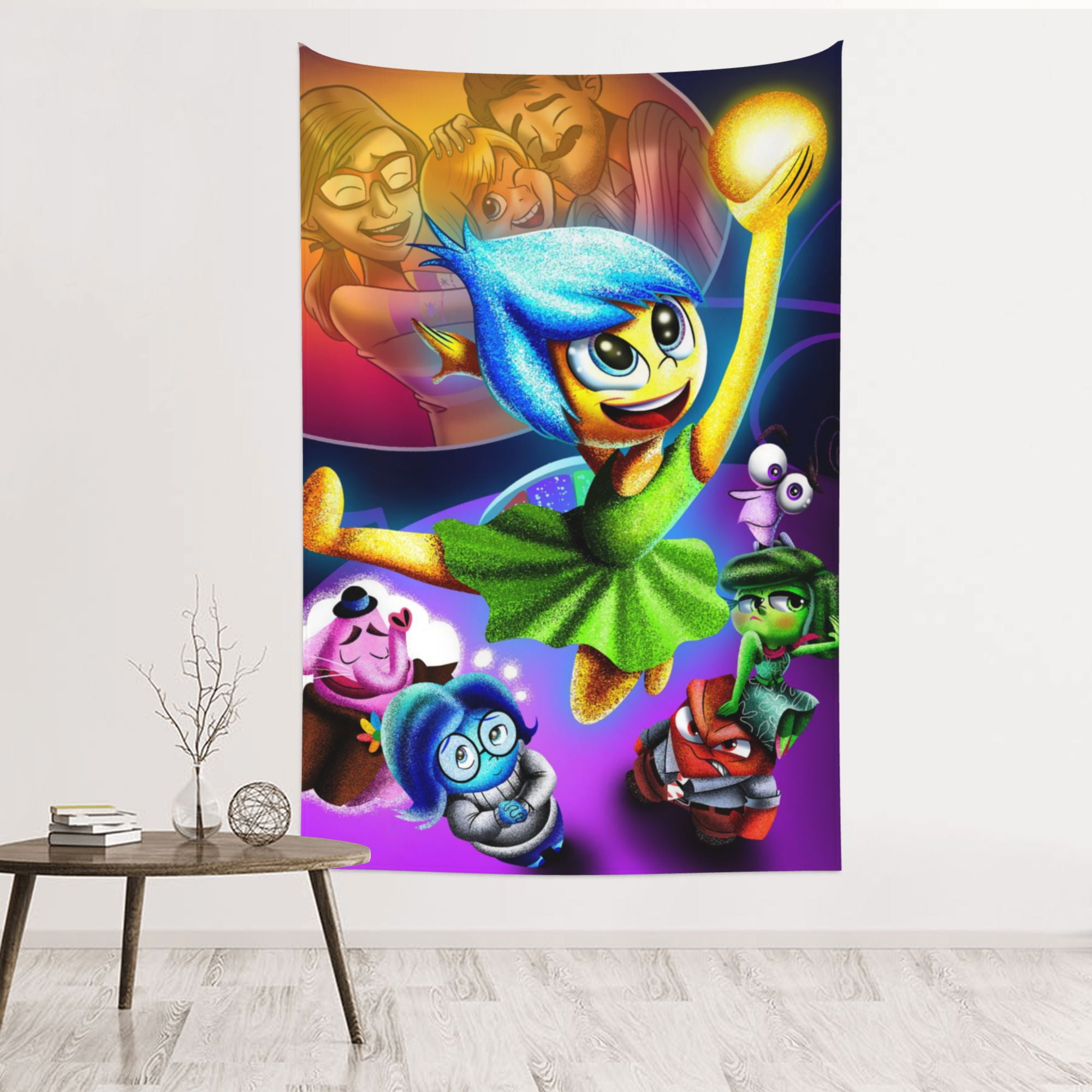Inside Out Tapestry Aesthetic Wall Hanging for Living Room Bedroom Art ...