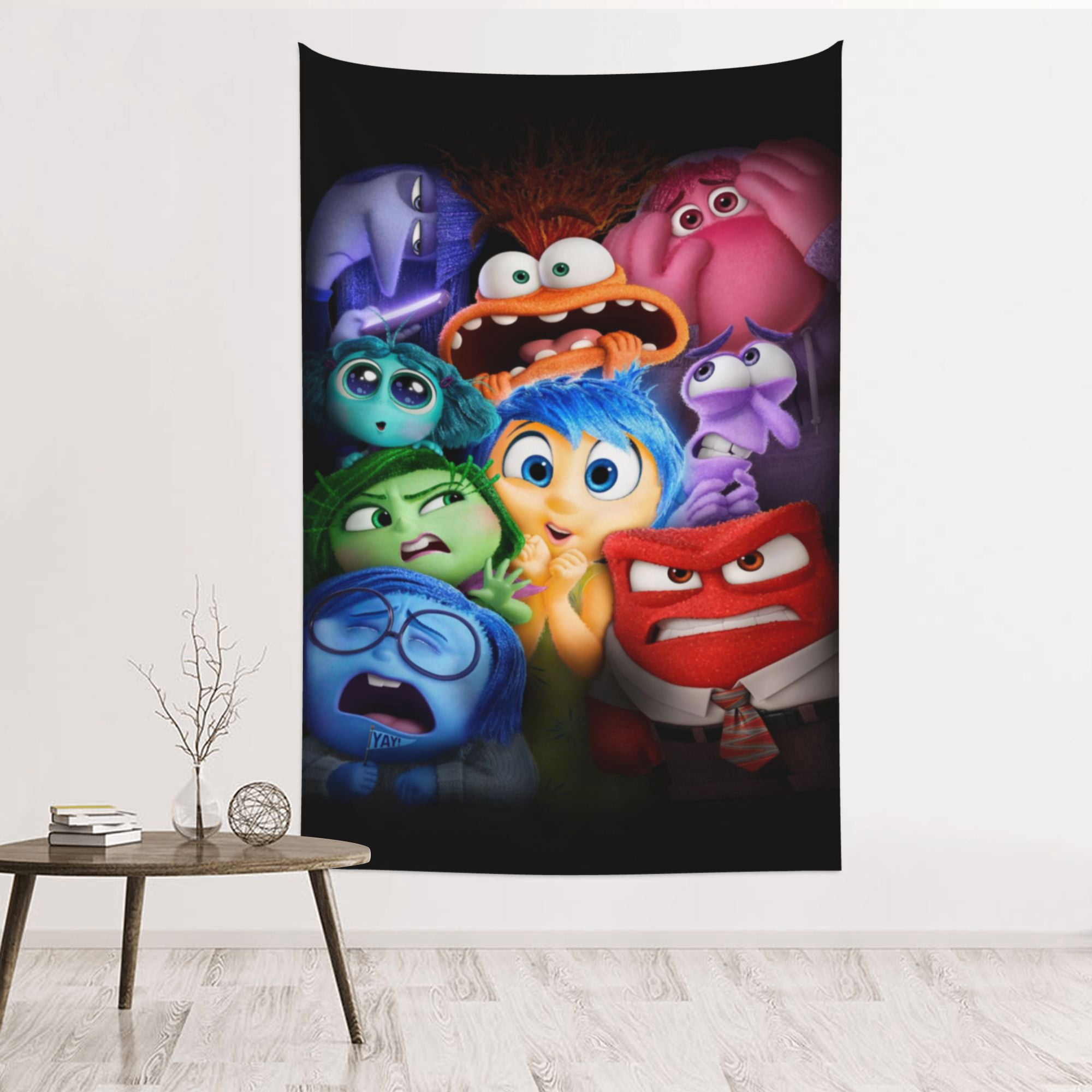 Inside Out Tapestry Aesthetic Wall Hanging for Living Room Bedroom Art ...