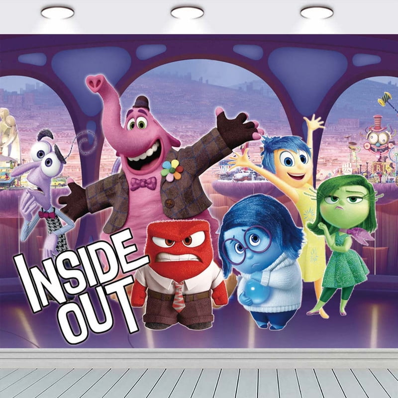 Inside Out Taspestry Post Banner Backdrop Background Party Supplies ...