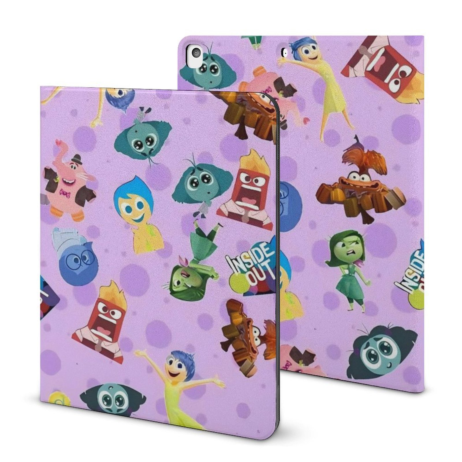 Inside Out The ipad pen slot case thin folding Smart case Soft TPU back ...