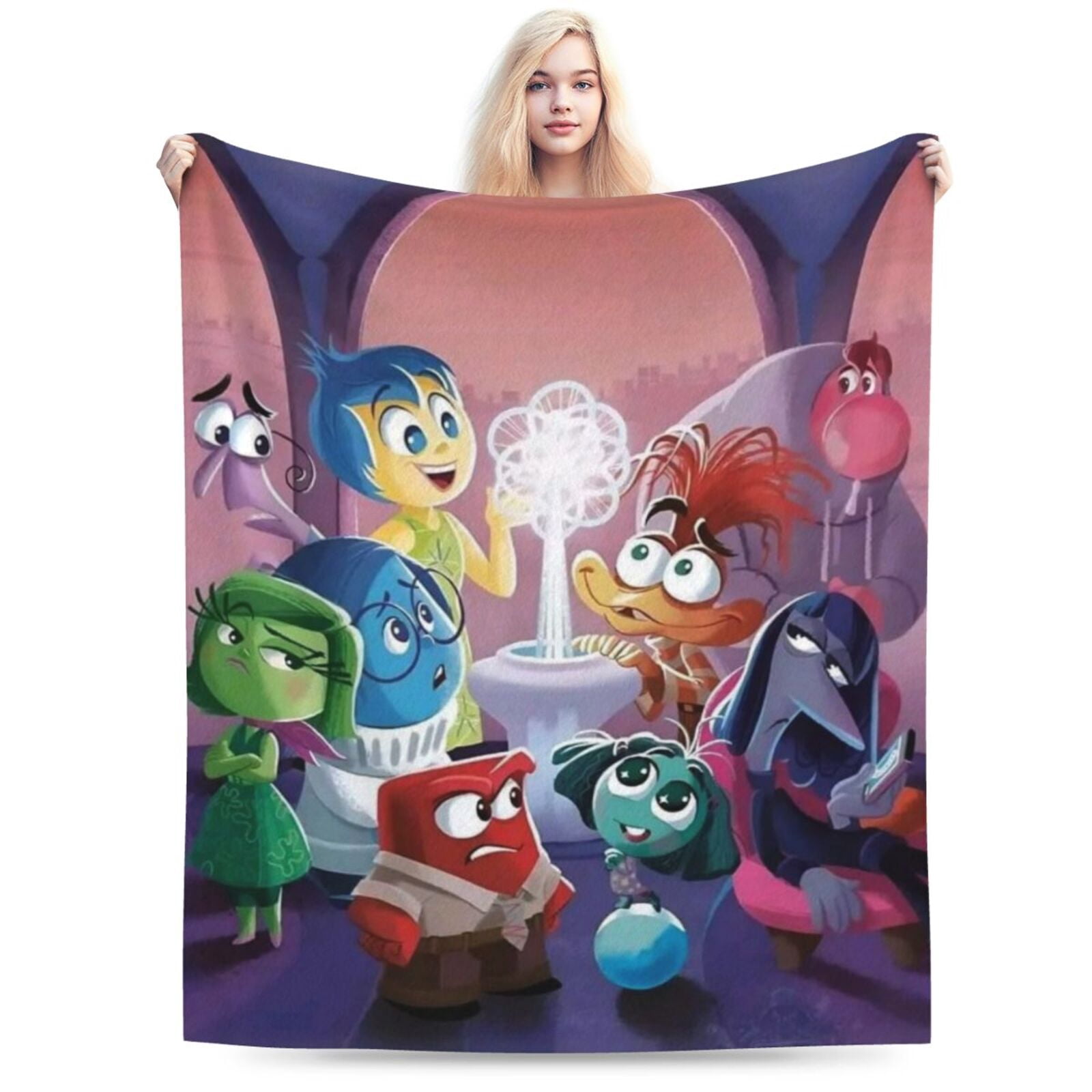 Inside Out Throw Blanket,Ultra-Soft Micro Fleece Blanket,Microfiber Blanket Luxury All Seasons ...