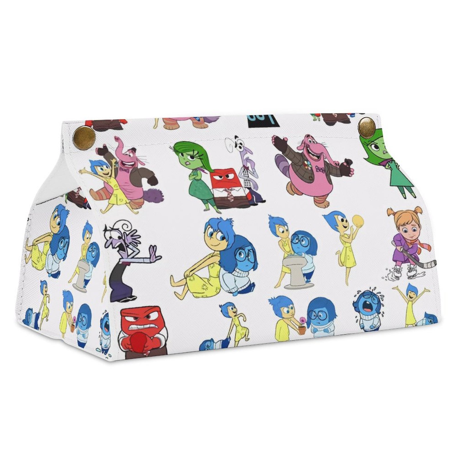 Inside Out Tissue Box Cover - PU Tissue Box Cover Decorative Bathroom ...