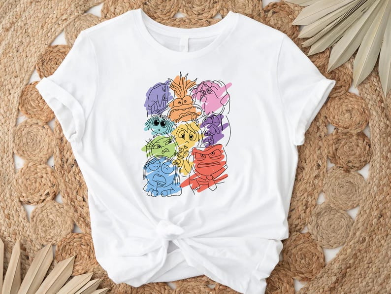 Inside-Out Today I Feel Graphic Tee Core Memory Emotions Movie Shirt ...