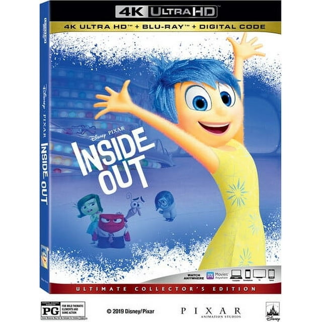 Inside Out (UHD + 2 BD + Digital Copy) - Walmart.com