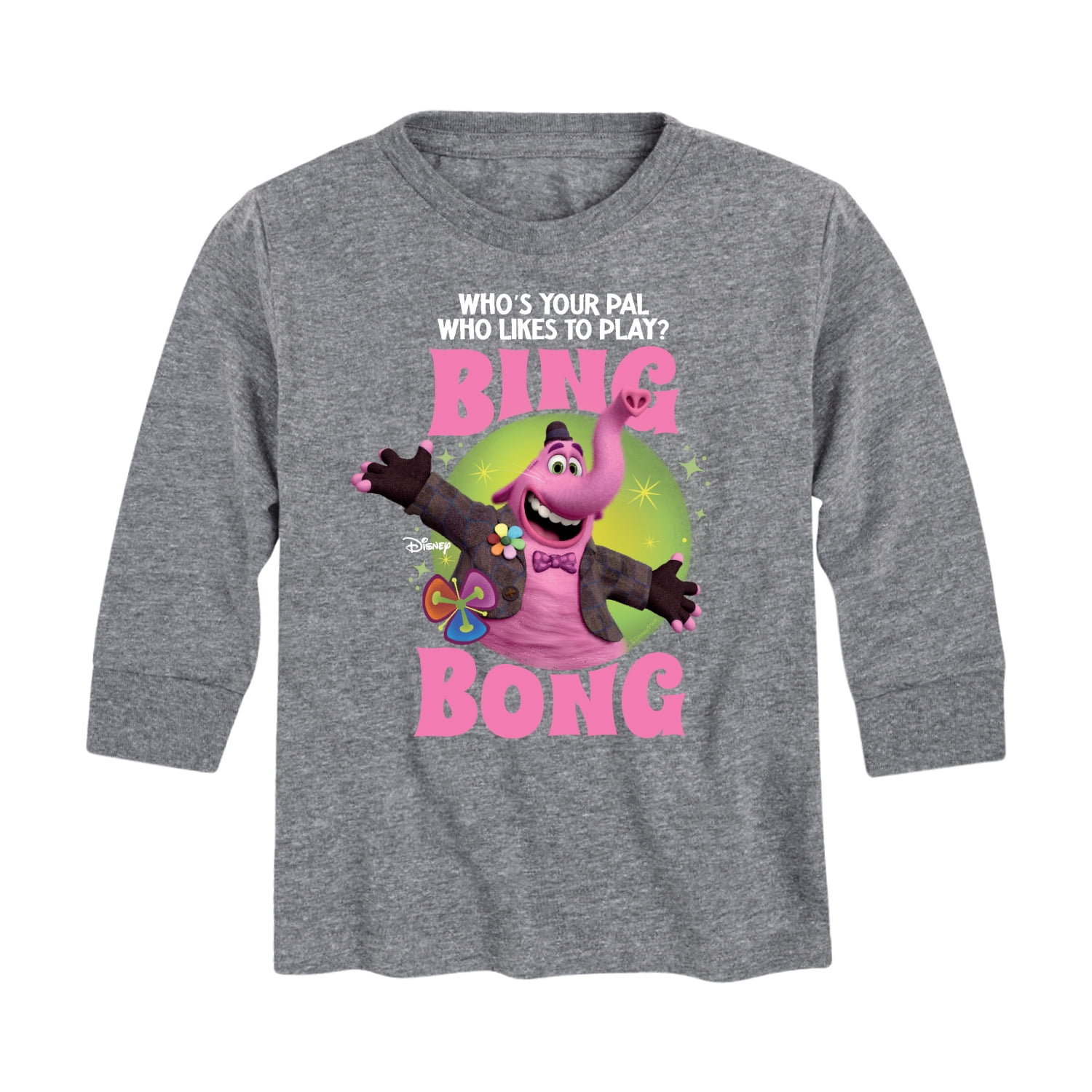 Inside Out - Your Friend Bing Bong - Toddler And Youth Long Sleeve ...