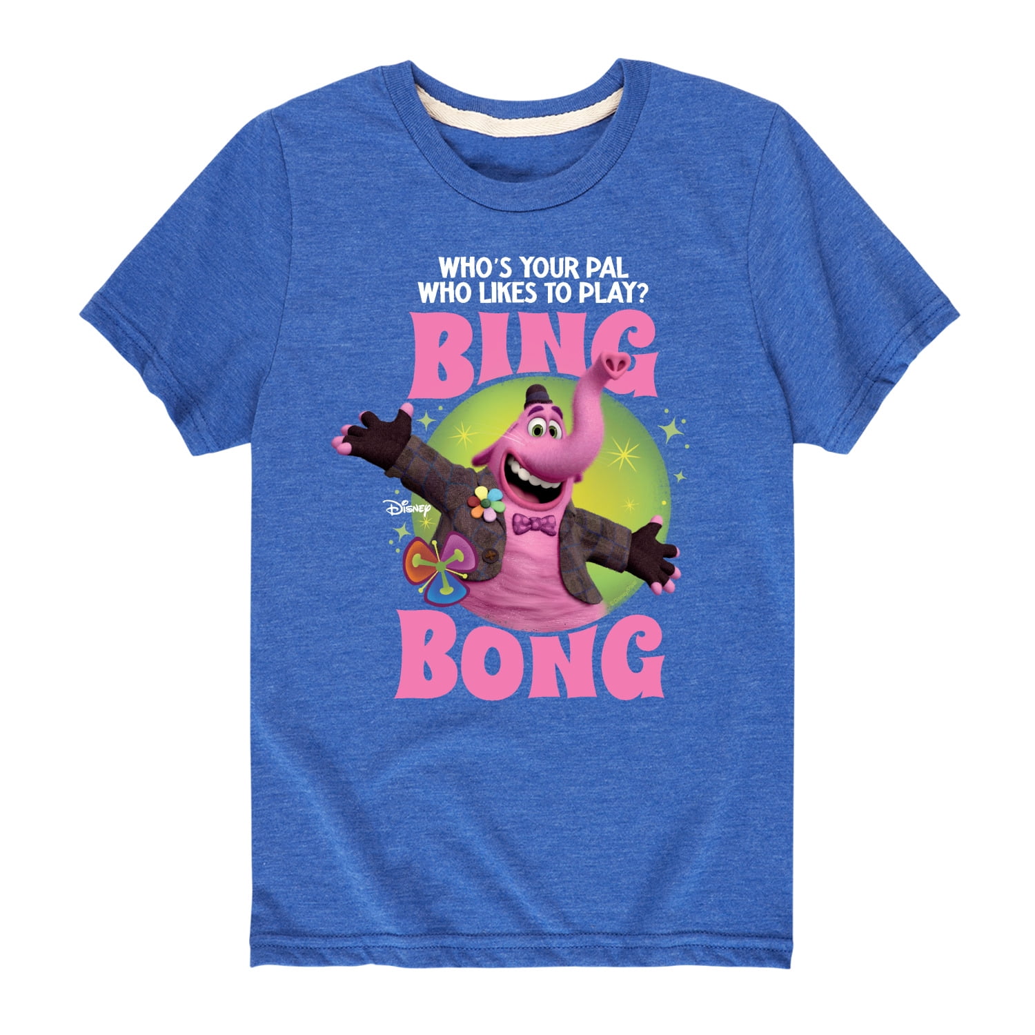 Inside Out - Your Friend Bing Bong - Toddler And Youth Short Sleeve ...