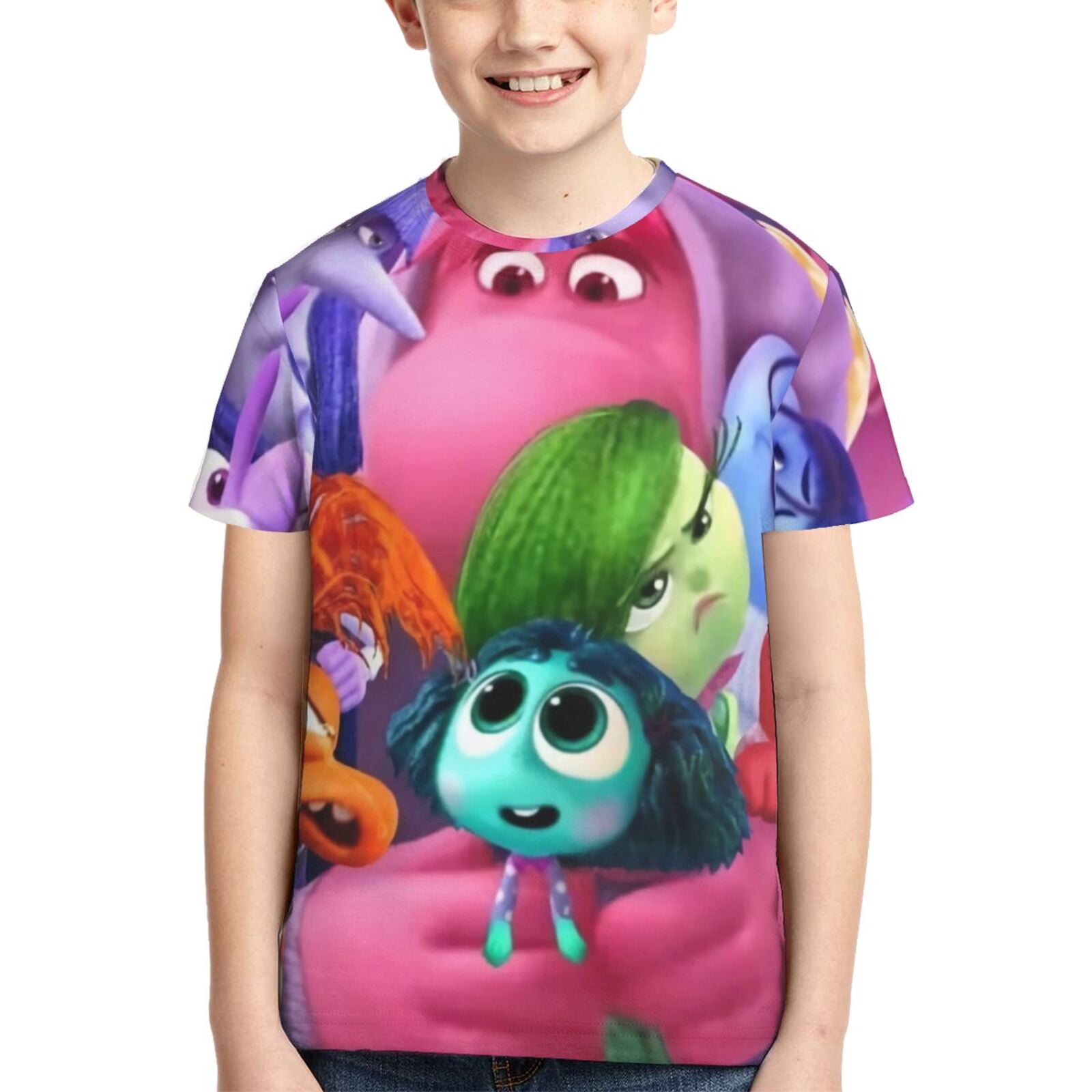 Inside Out Youth Shirt,Athletic Short Sleeve Tees Kids Casual Shirt ...