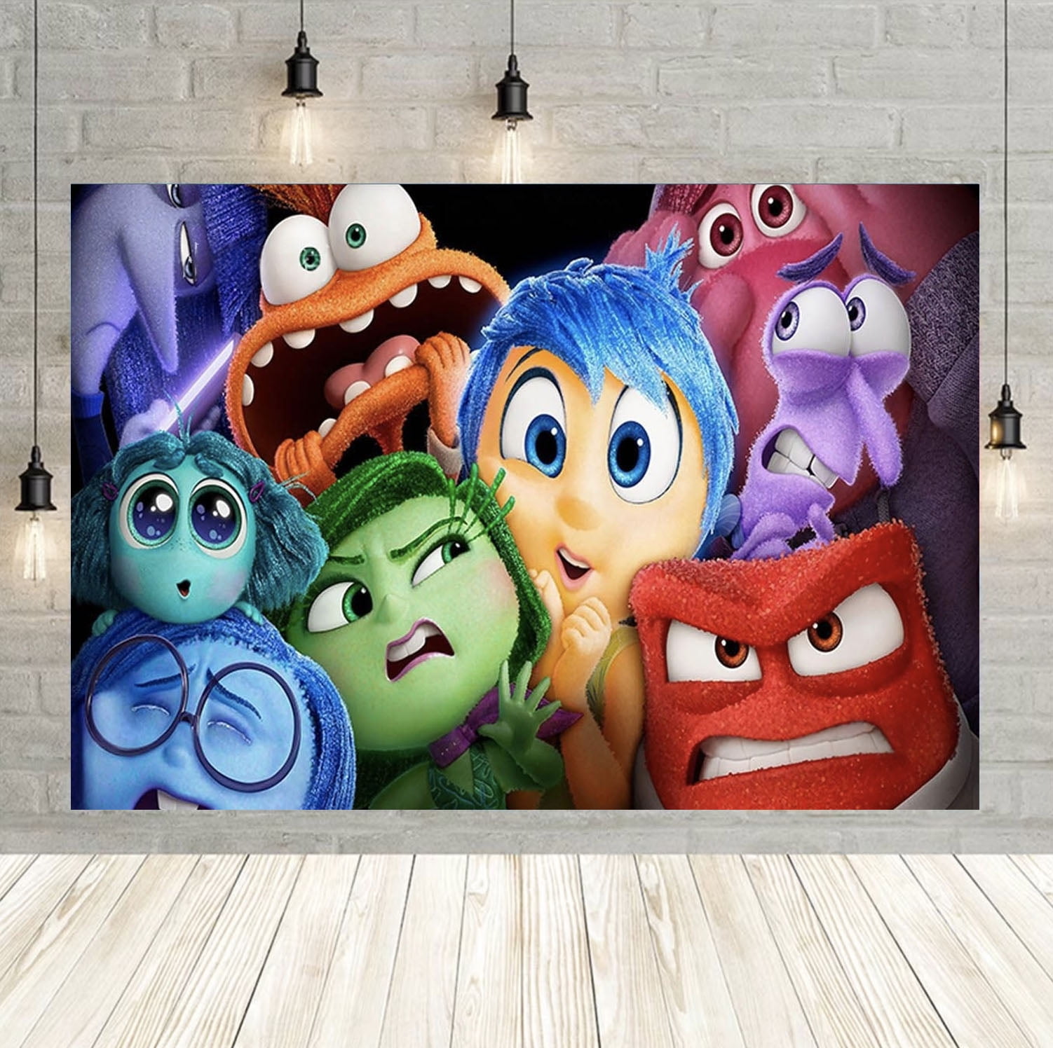 Inside Out birthday party backdrop, 60x40 inch, perfect for kids ...
