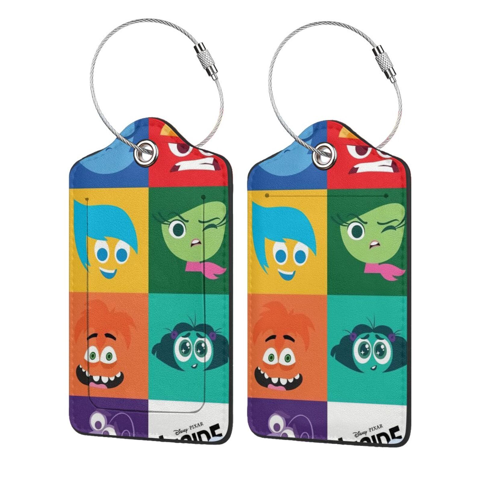Inside Out puzzle Luggage Tags for Suitcases Travel ID Identification ...
