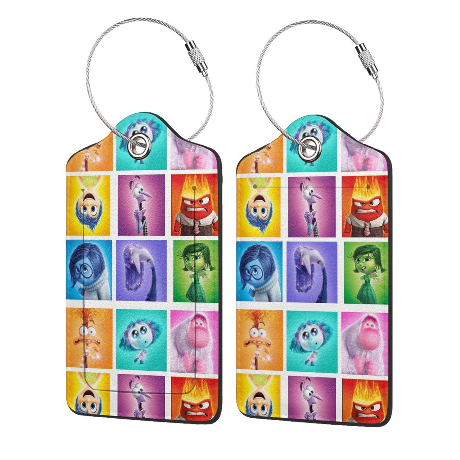 Inside Out puzzle2 Luggage Tags for Suitcases Travel ID Identification ...