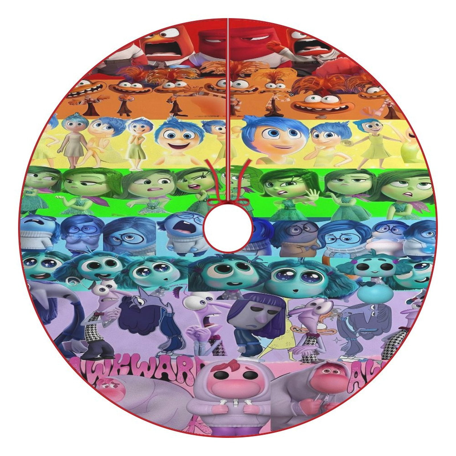 Inside Out2 Christmas Tree Skirt 36 inch Tree Skirt Large Xmas Tree ...