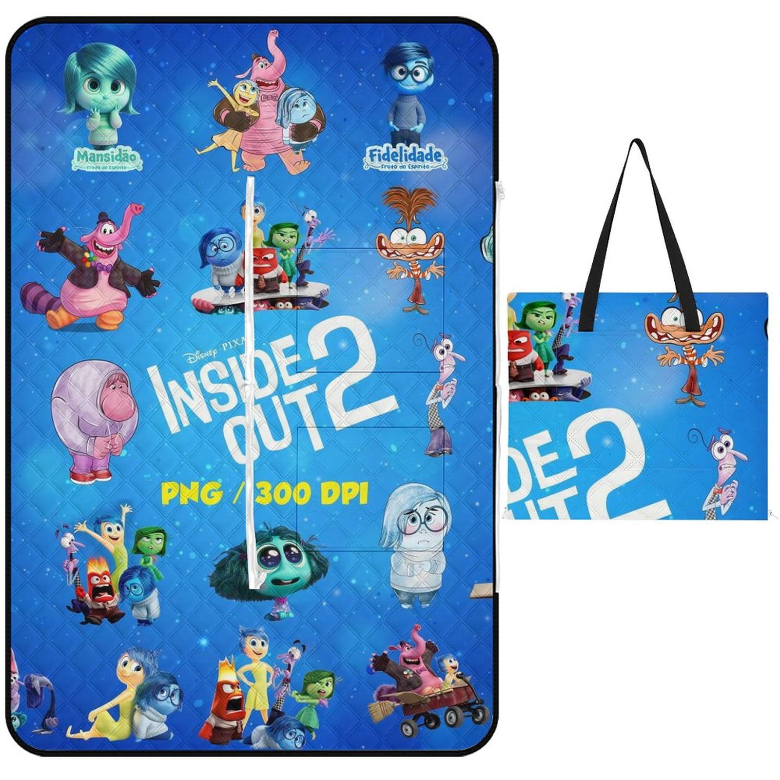 Inside Out Picnic Blankets 59"x39" Extra Large Outdoor Blanket Beach ...