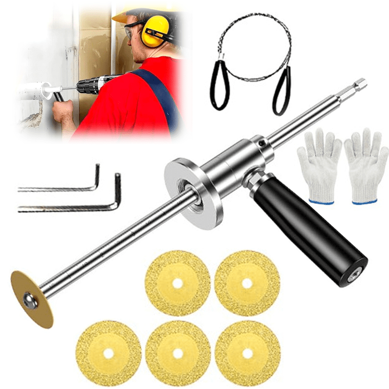 Inside Pipe Cutter, Cutter Tool Set,with Adjustable Depth Gauge,Hex ...