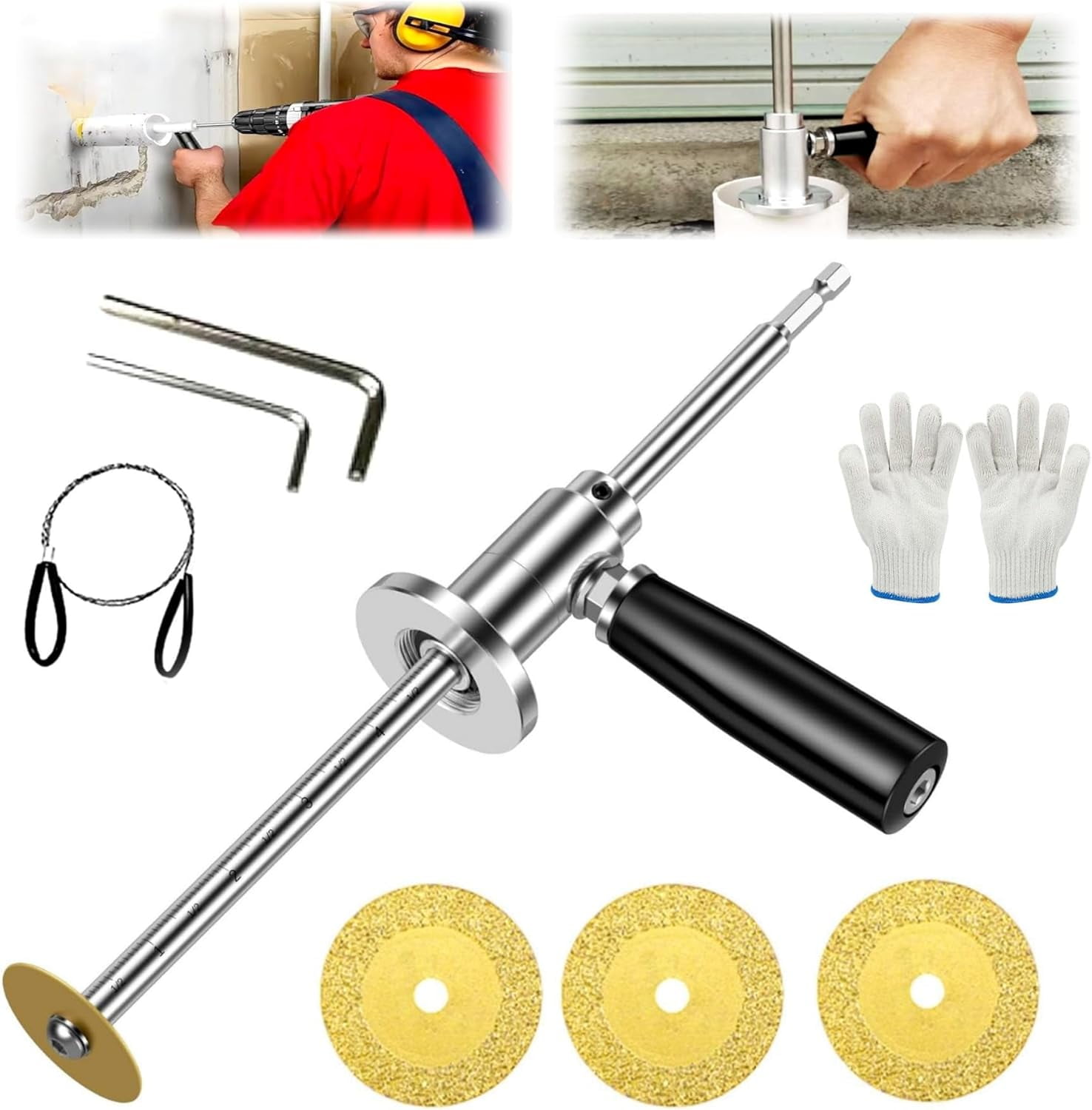 Inside Pipe Cutter for PVC Pipe Cutter, Adjustable Depth Cutter for Plumbing Projects,Pvc Inside ...