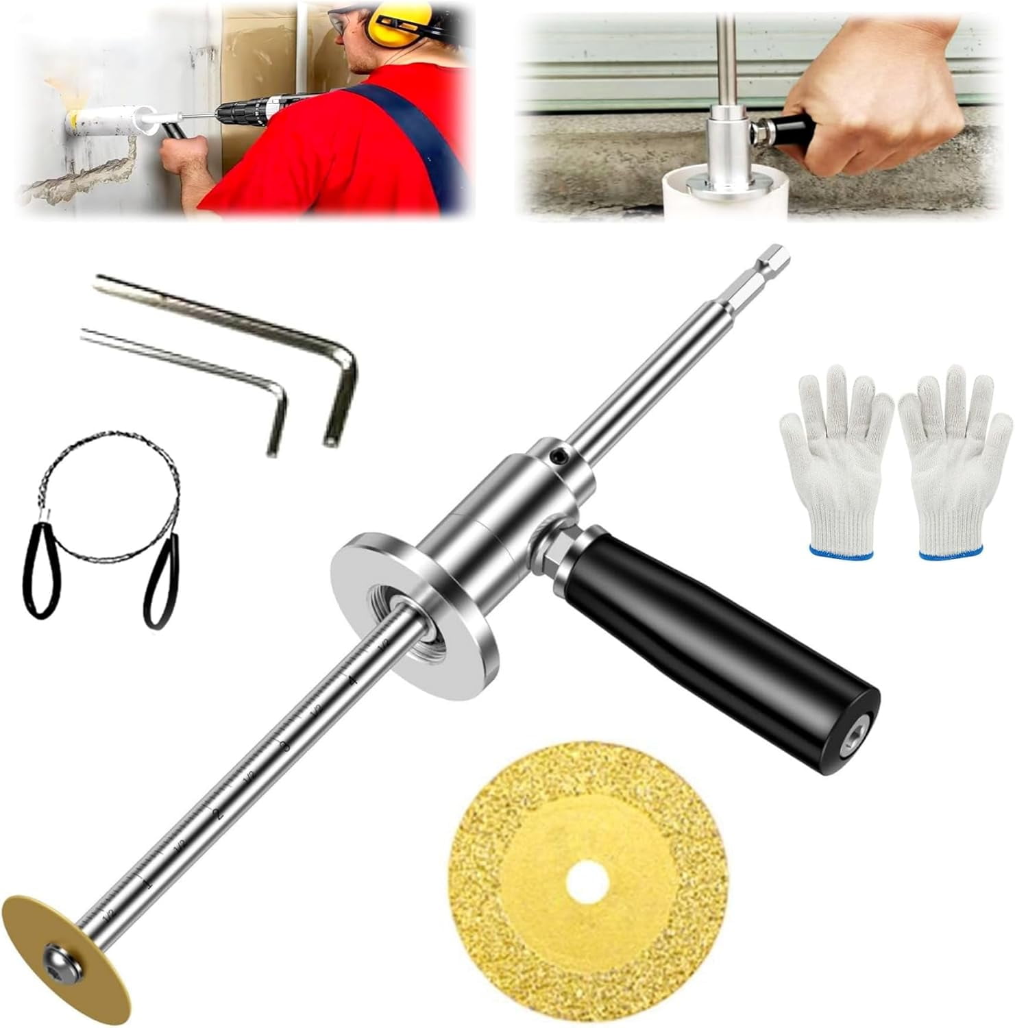 Inside Pipe Cutter for PVC Pipe Cutter, Adjustable Depth Cutter for ...