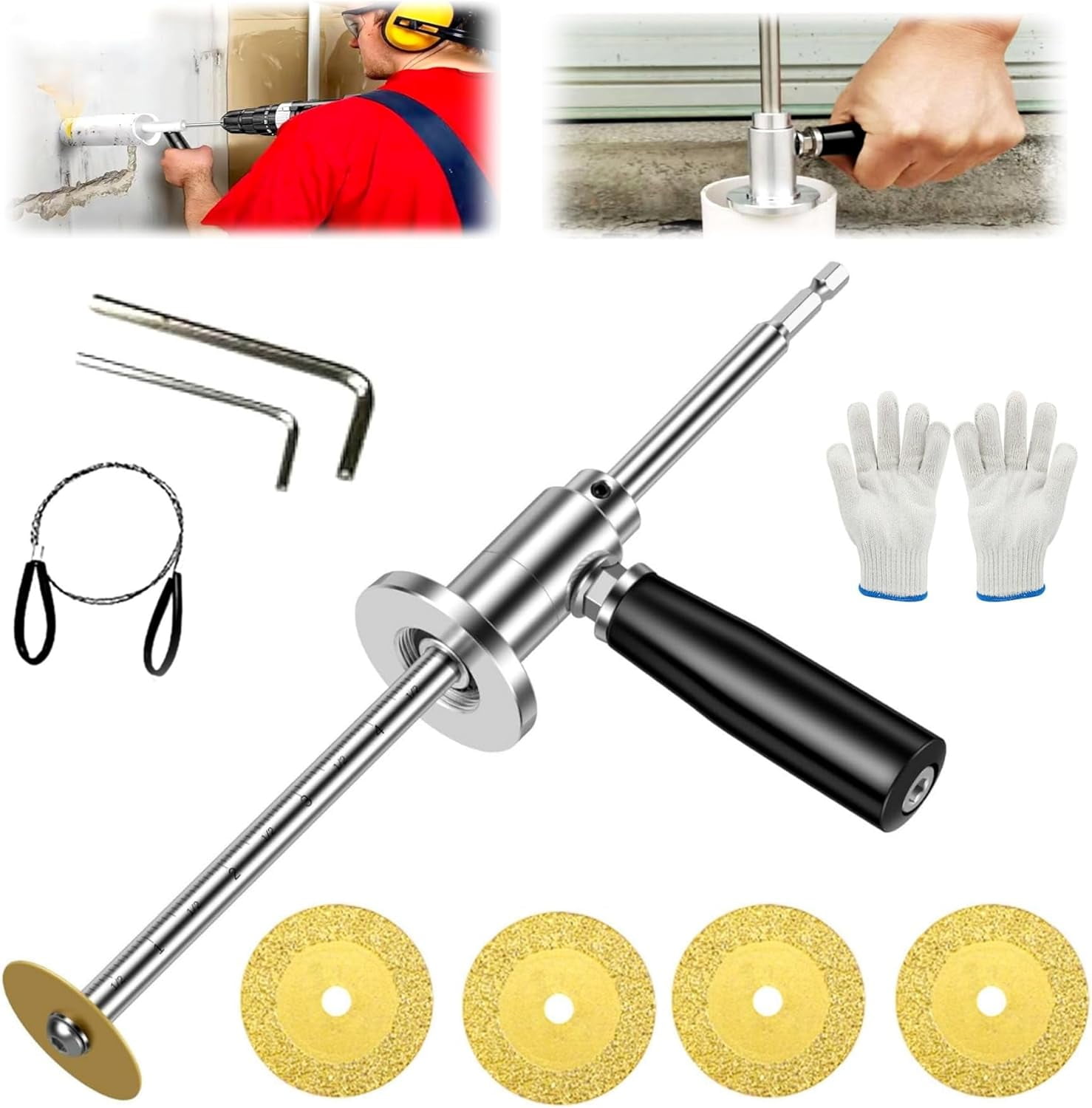 Inside Pipe Cutter for PVC Pipe Cutter, Adjustable Depth Cutter for ...