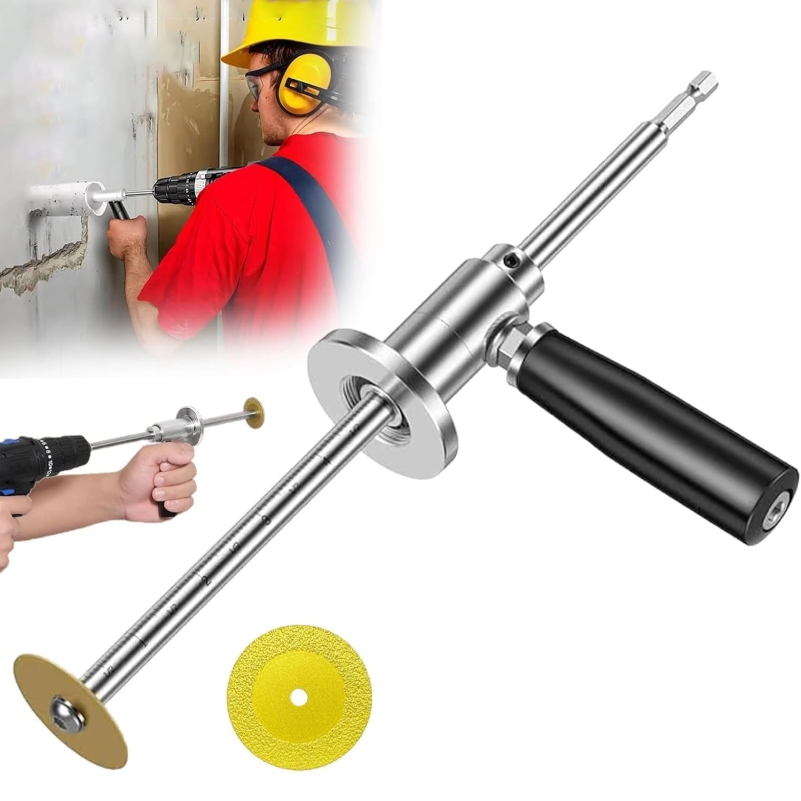 Inside Pipe Cutter for PVC Pipe Cutter, Diamond Grit Internal Pipe ...