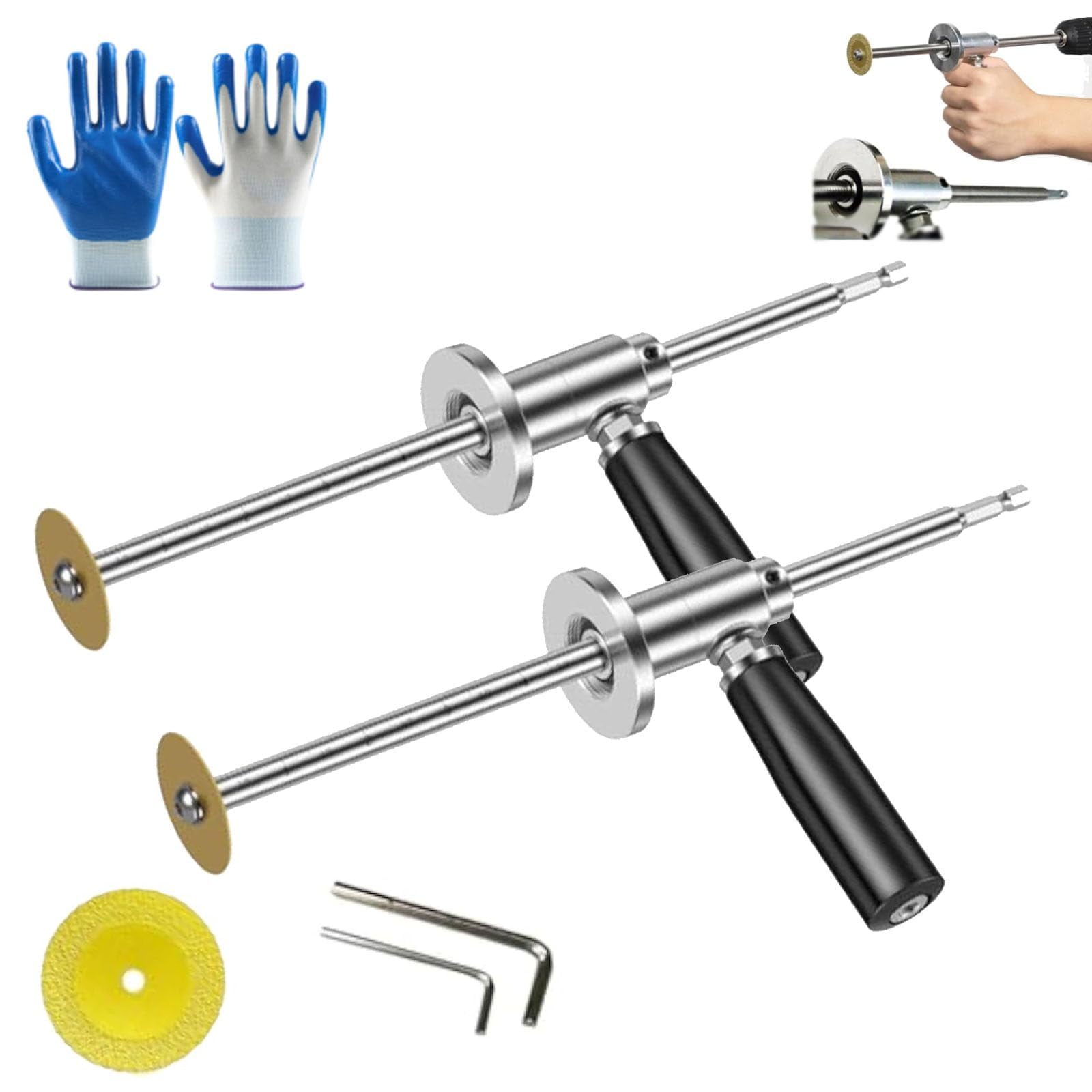 Inside Pipe Cutter for PVC Pipe, Inside PVC Pipe Cutter for Drill with Diamond Grit Cutting ...