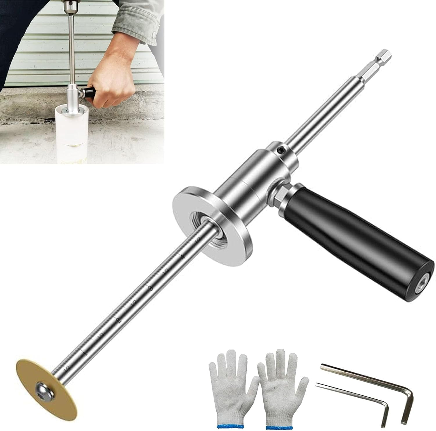 Inside Pipe Cutter for PVC, Steel Pipe Cutter with Diamond Grit Cutting ...