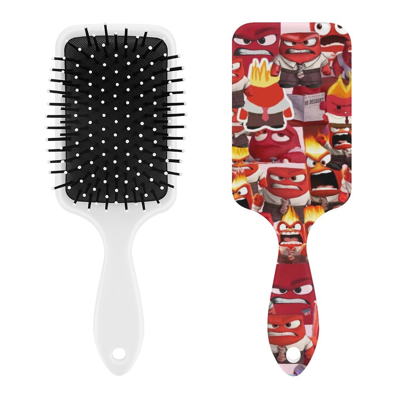 Inside Out Riley Air Cushion Detangling Paddle Brush with Ball Tip Anti ...