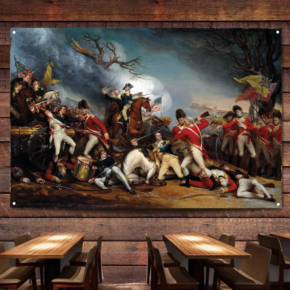 Inside Washington’s Battle Tactics Tapestry Wall Art Decor Banner ...