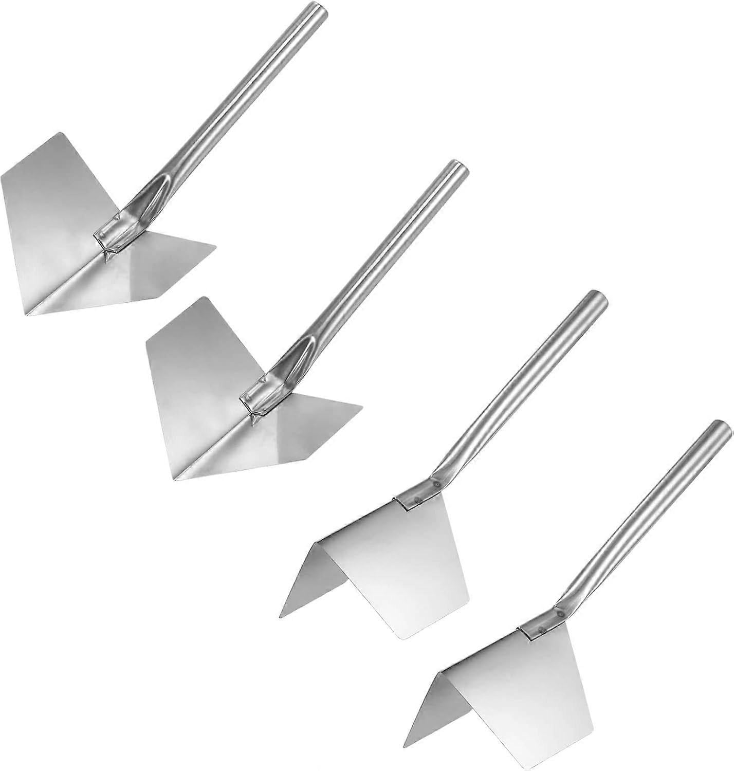 Inside and Outside Corner Trowels 2.7 Inch Stainless Steel Drywall ...