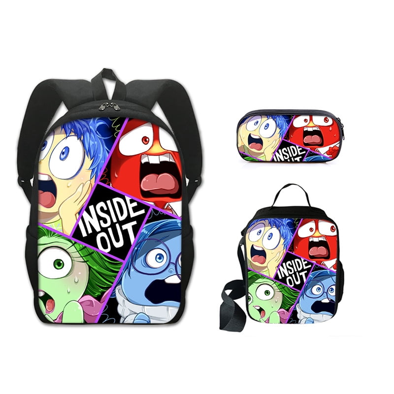 Inside out 2 3PCS Backpacks Set 17 inch Large Capacity Multifunction ...