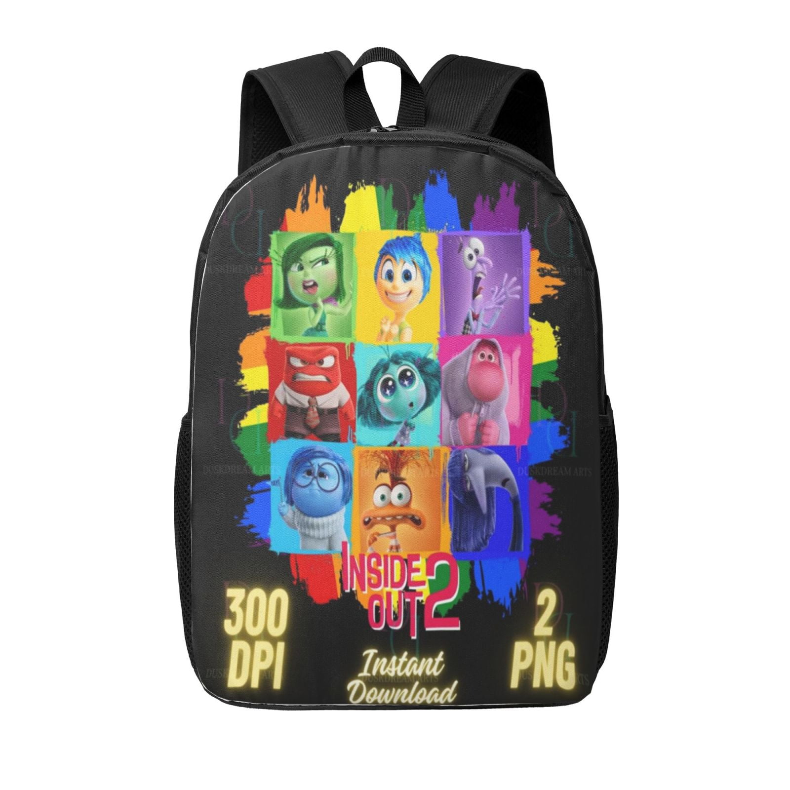 Student Inside Out 2 Double Layer School Bag Burden Reduction Portable ...