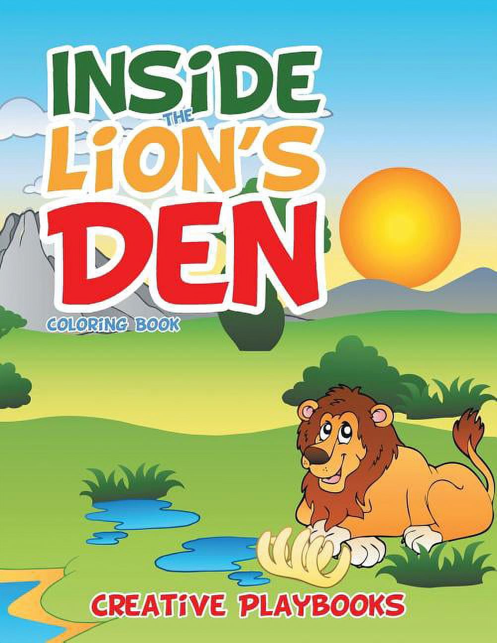 Inside the Lion's Den Coloring Book (Paperback) - Walmart.com
